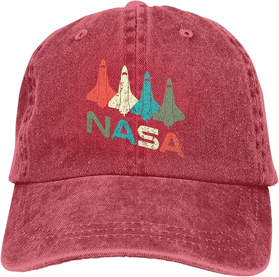 Jopath NASA Merch Space Hat,Spaceship Dad Hat regolabile worm NASA ...