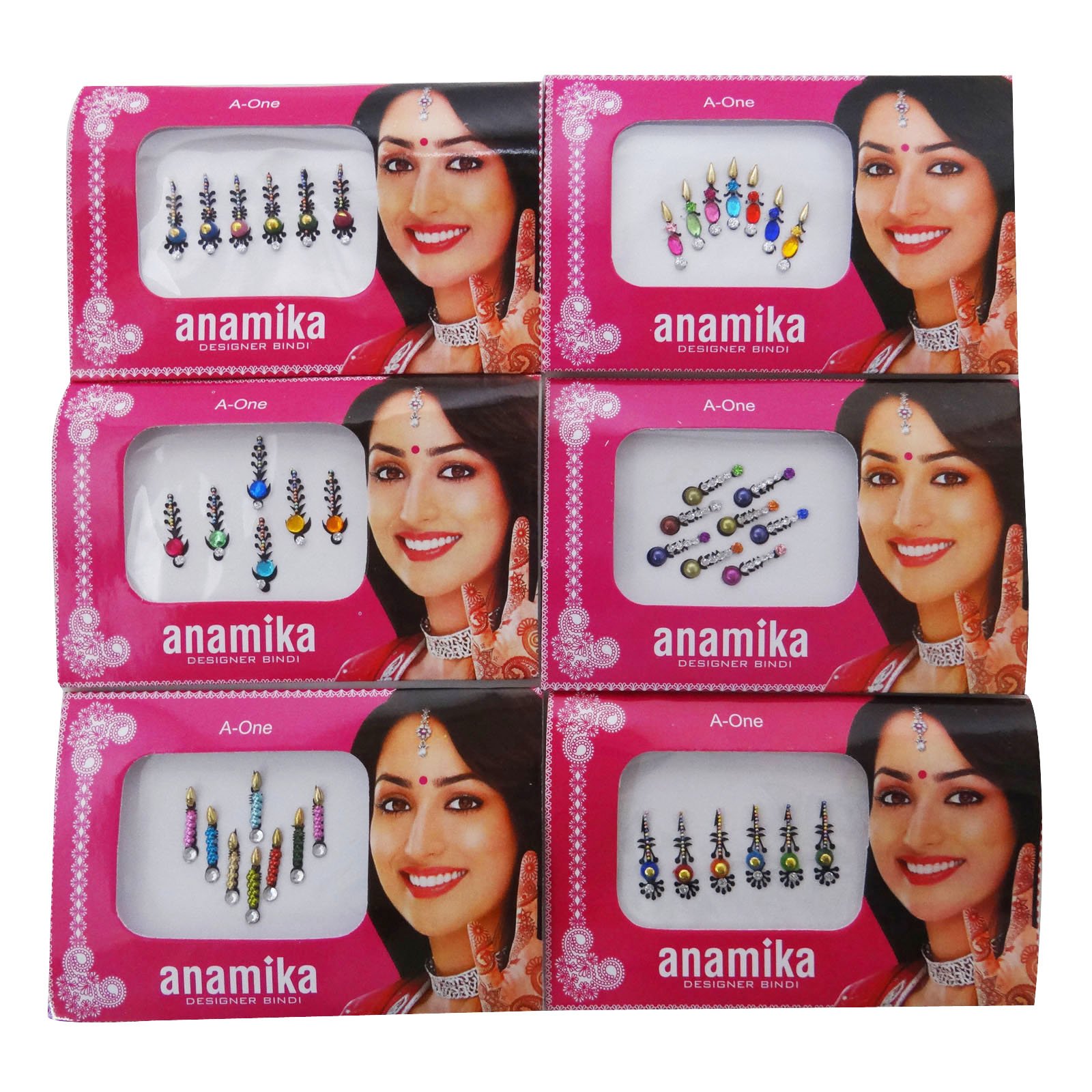 Buy Banithani 6 Different Full Pack Of Indian Traditional Bindi ...
