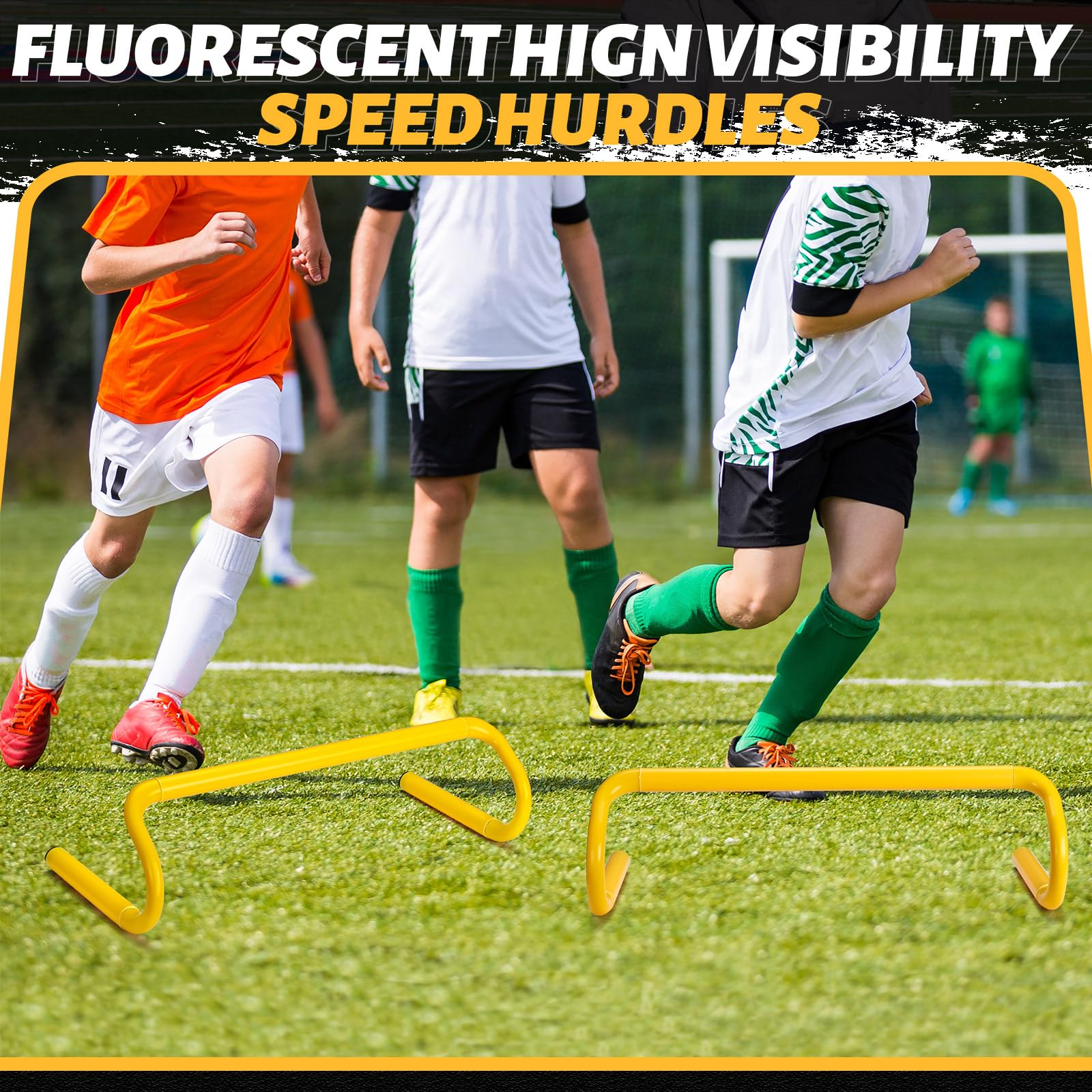 Snapklik.com : Wettarn 10 Pcs Speed Agility Training Hurdles Detachable ...