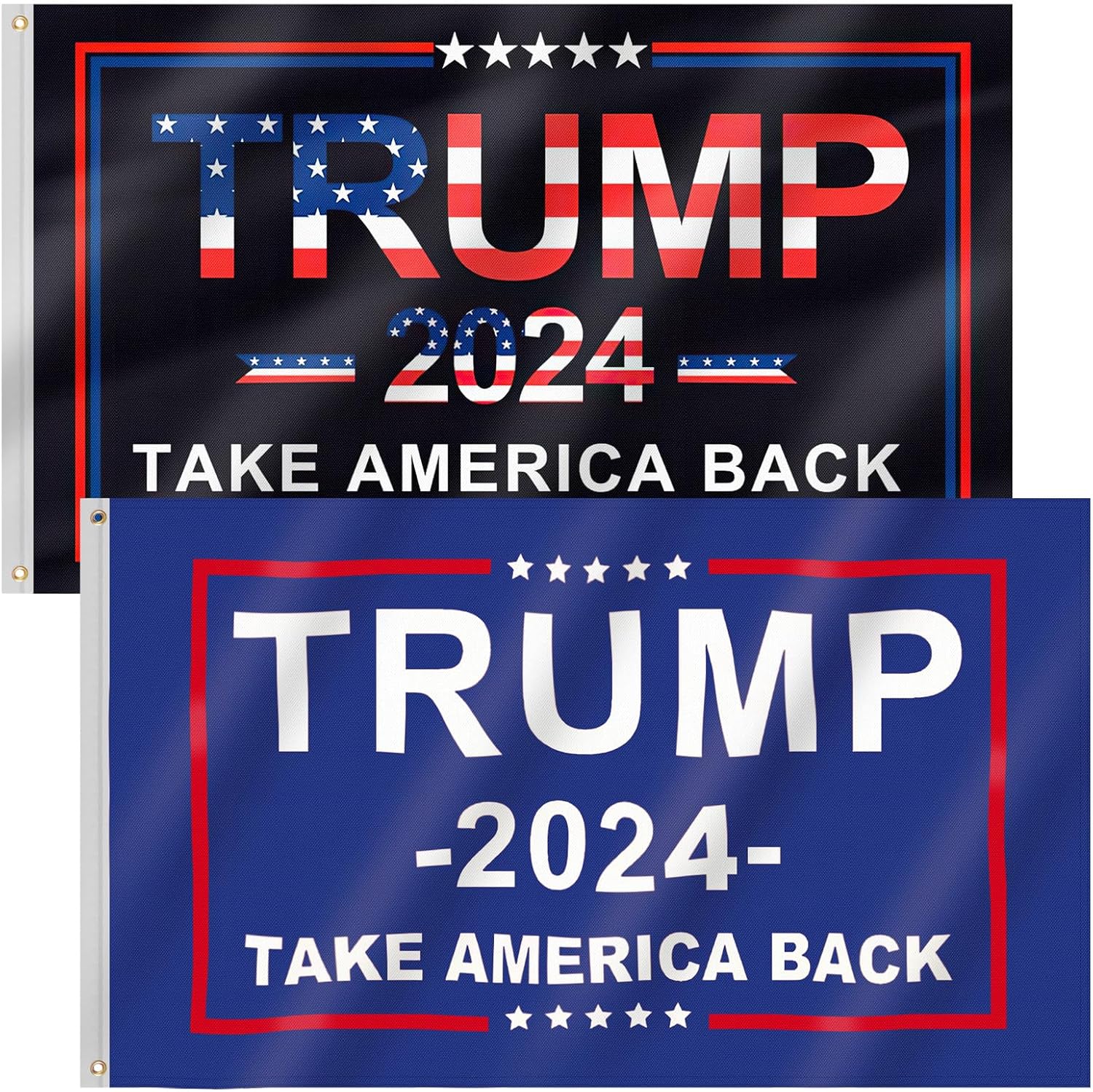 Amazon.com : Trump 2024 Flag, 2 PACK Trump Flags 3x5 Outdoor Single ...