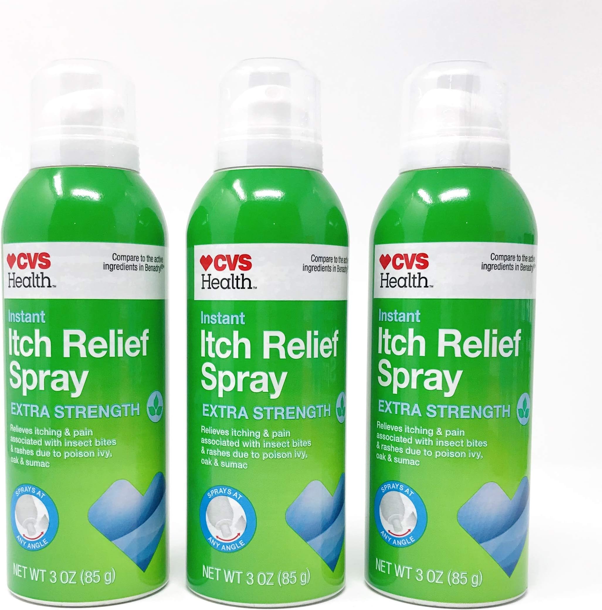 Amazon.com: CVS Instant Itch Relief Spray Extra Strength 3 Oz (3 Pack)