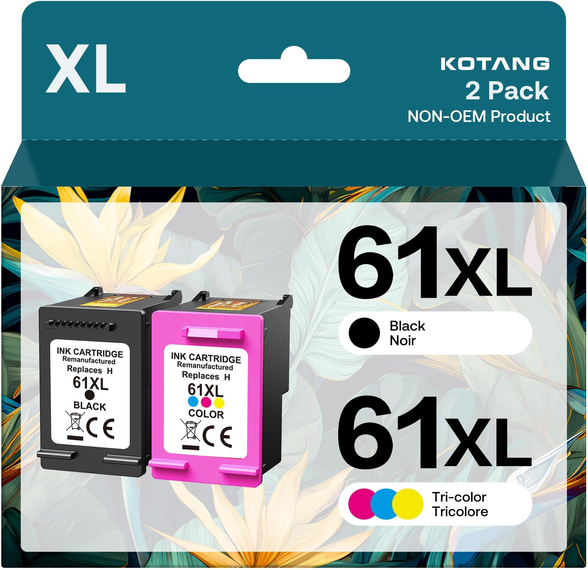 Amazon.com: 61XL Ink Cartridges Combo Pack Replacement for HP Ink 61 XL ...
