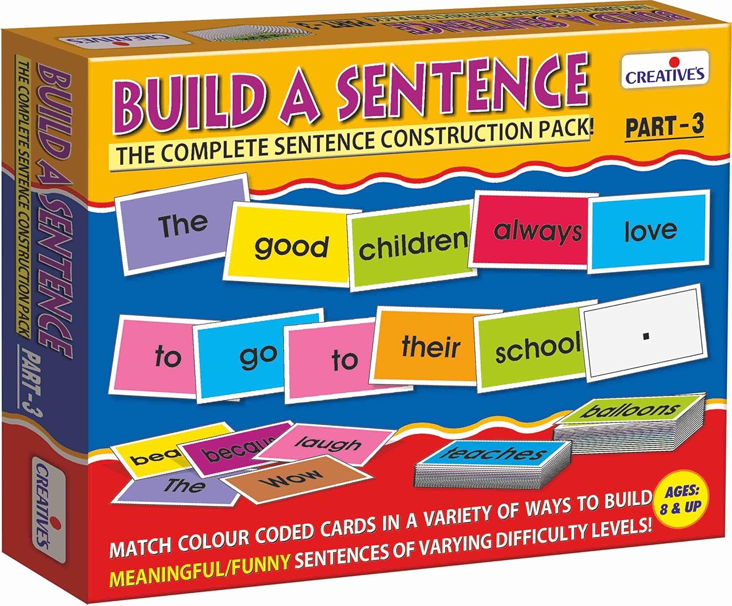 Buy Creative's Build a Sentence Part-3 | Learning Grammar Colour Coded ...