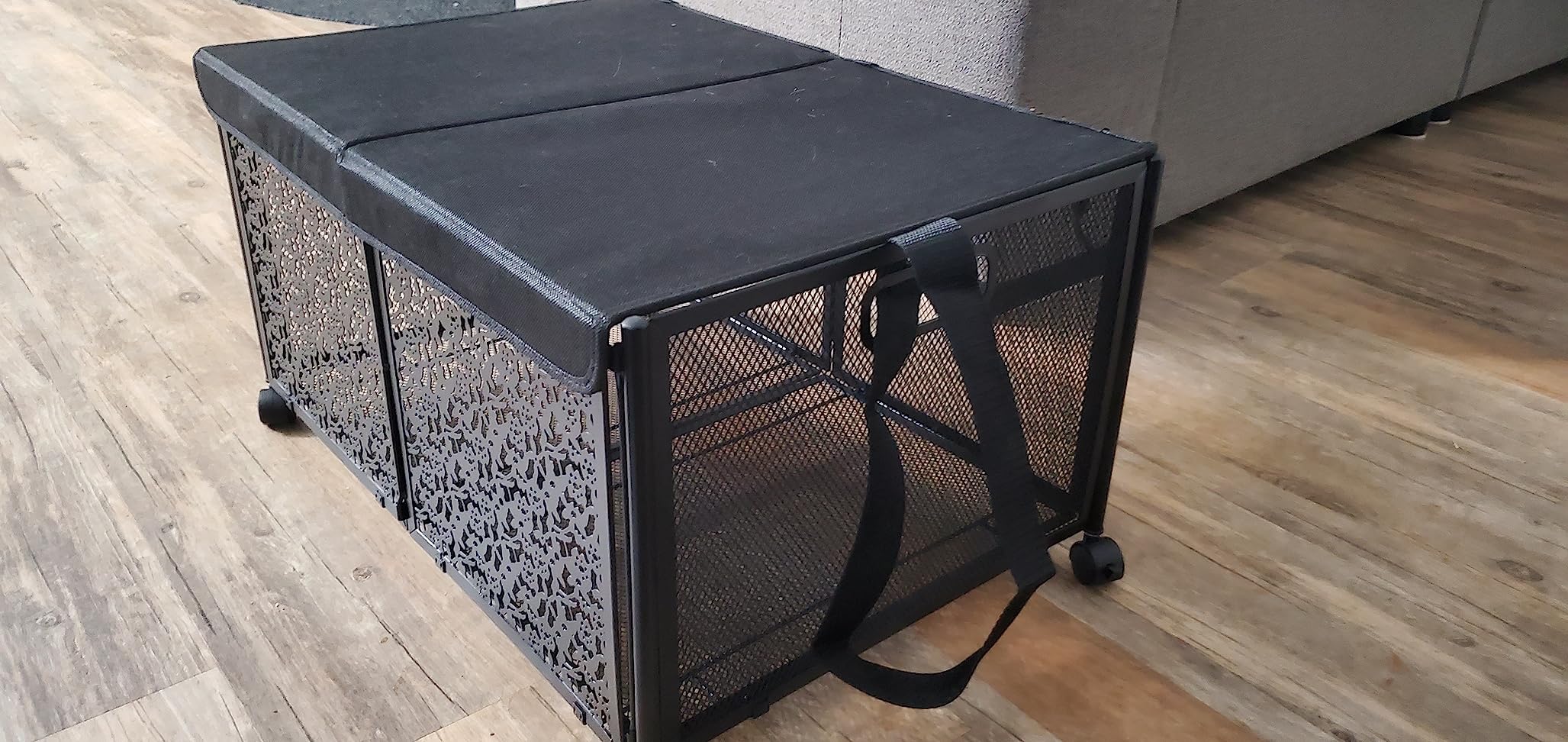 $15/mo - Finance IDMOP Large Metal Toy Box Storage,Toy Box Chest with ...