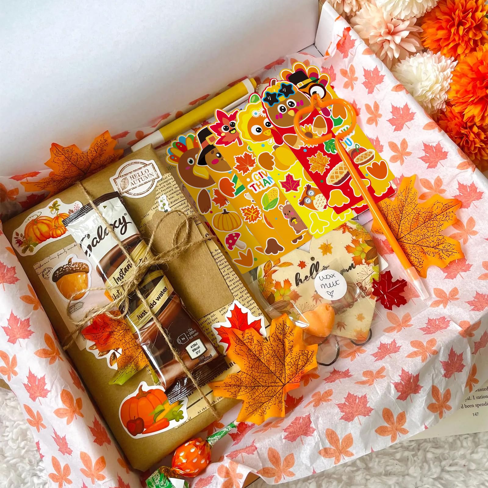 Snapklik.com : 32 Sets Thanksgiving Fall Bookmark Crafts Kits For Kids