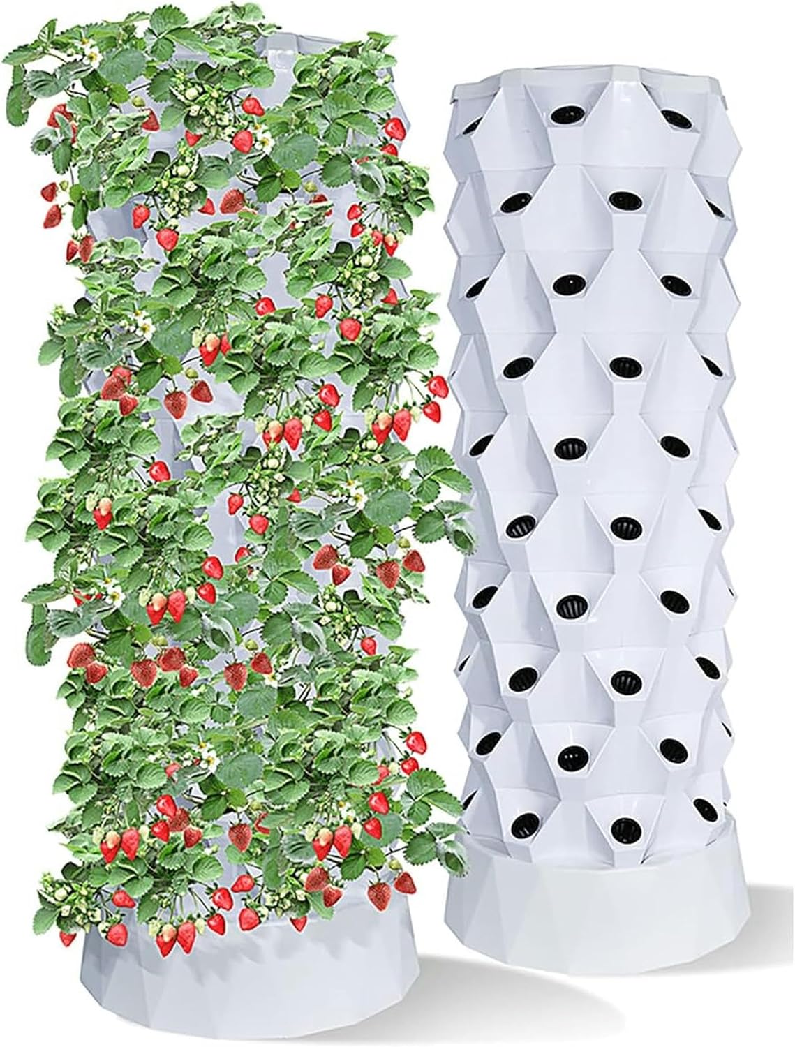 Amazon.com: WRTYHGVGT 10 Layers Hydroponic Tower Growth System kit, 80 ...
