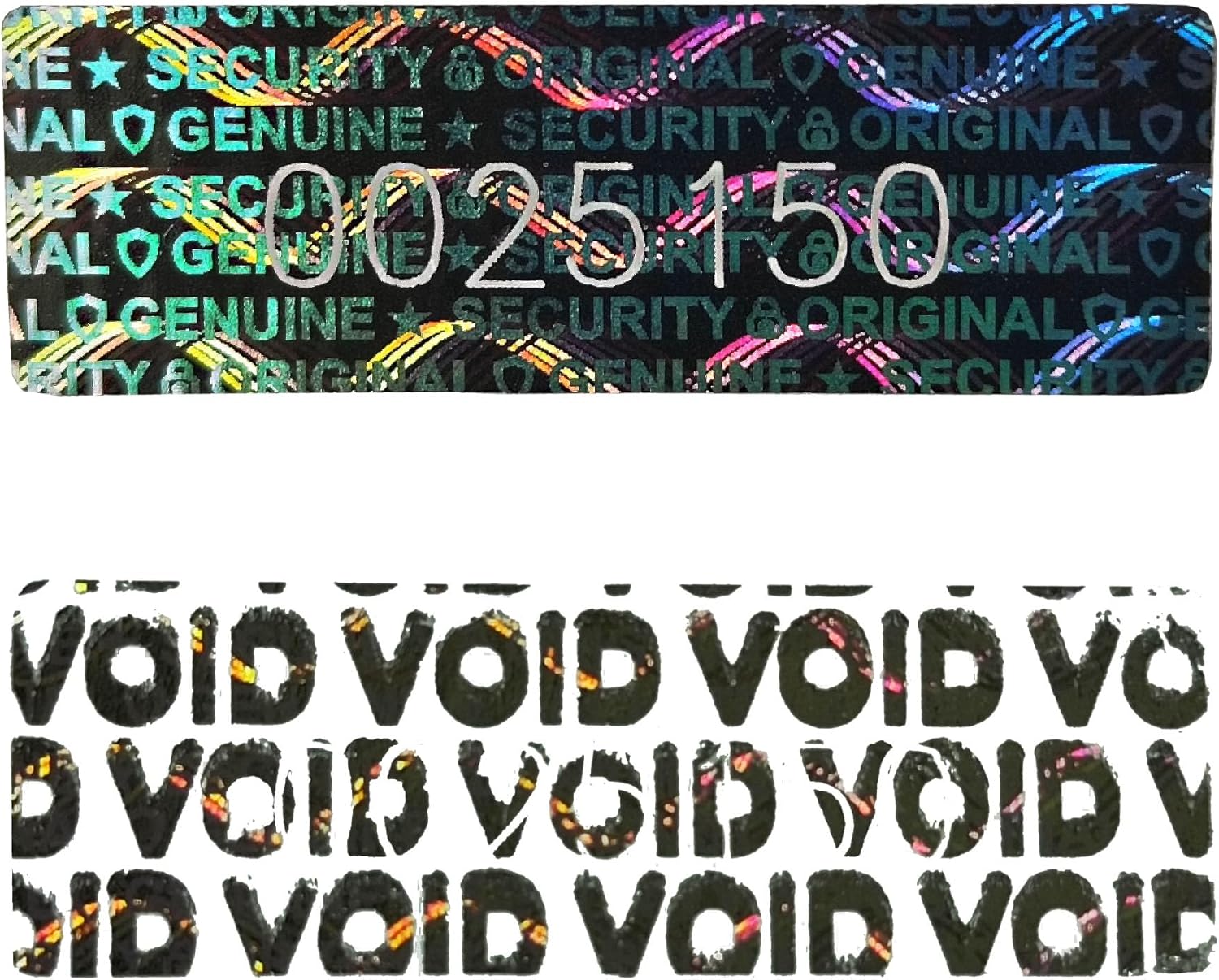 Amazon.com : TSPC SECSEAL(R) 700pcs Security Holograms Void Stickers ...