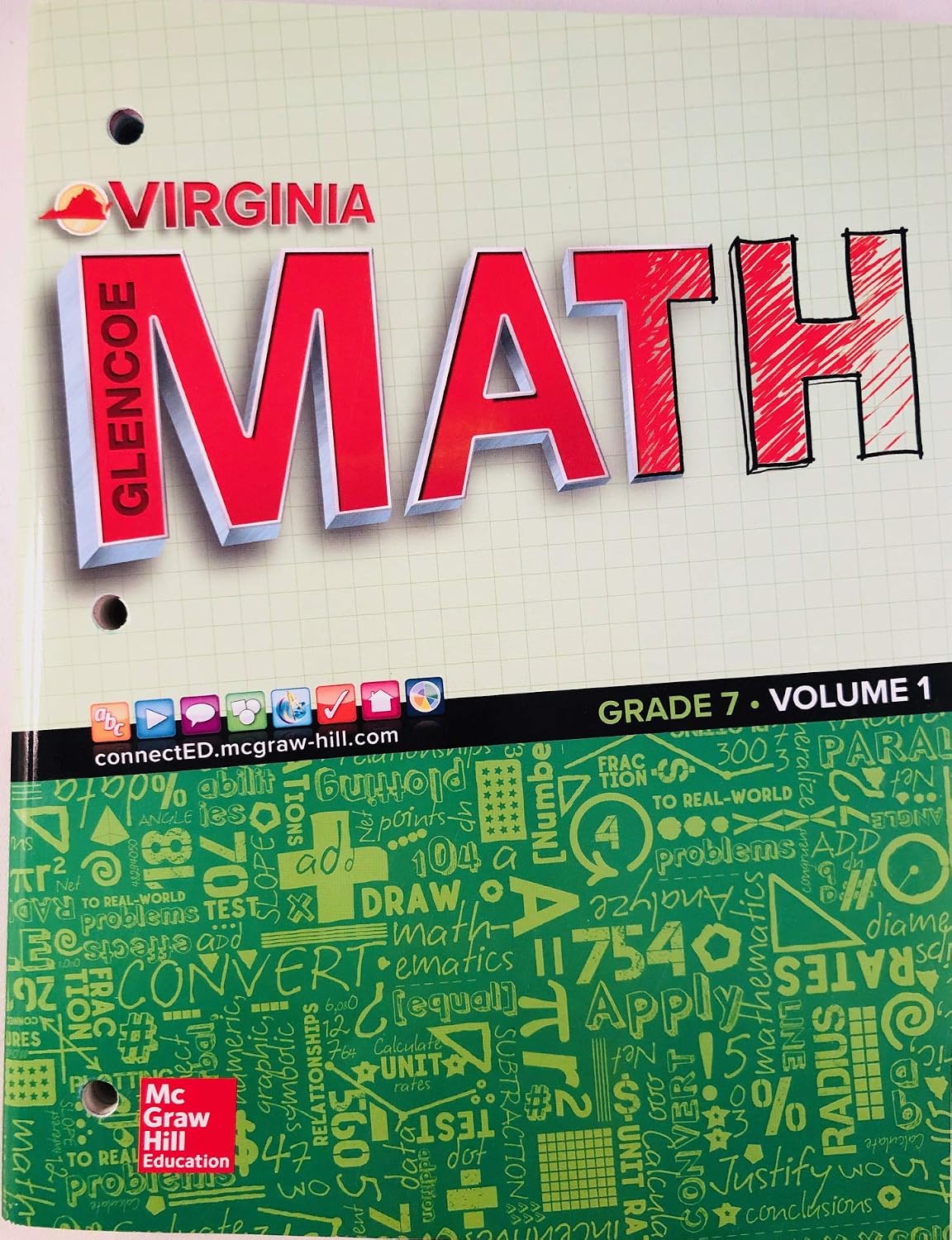 Glencoe Math Virginia, Grade 7, vol. 1: John A. Carter et al ...