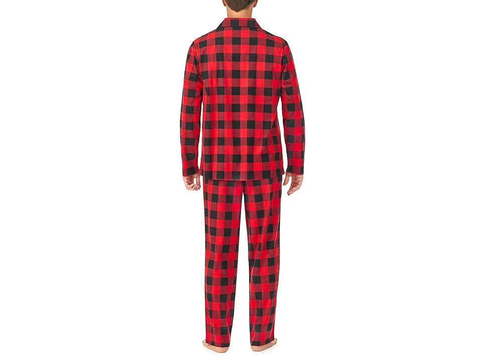 Pajamarama Buffalo Plaid Long Notch Pj (Buffalo Plaid) Men's Pajama ...