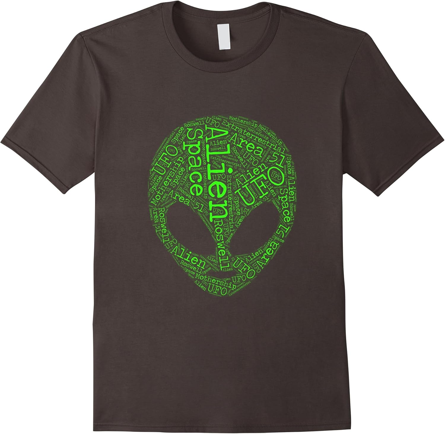 Amazon.com: Neon Alien Head T Shirt : Clothing, Shoes & Jewelry
