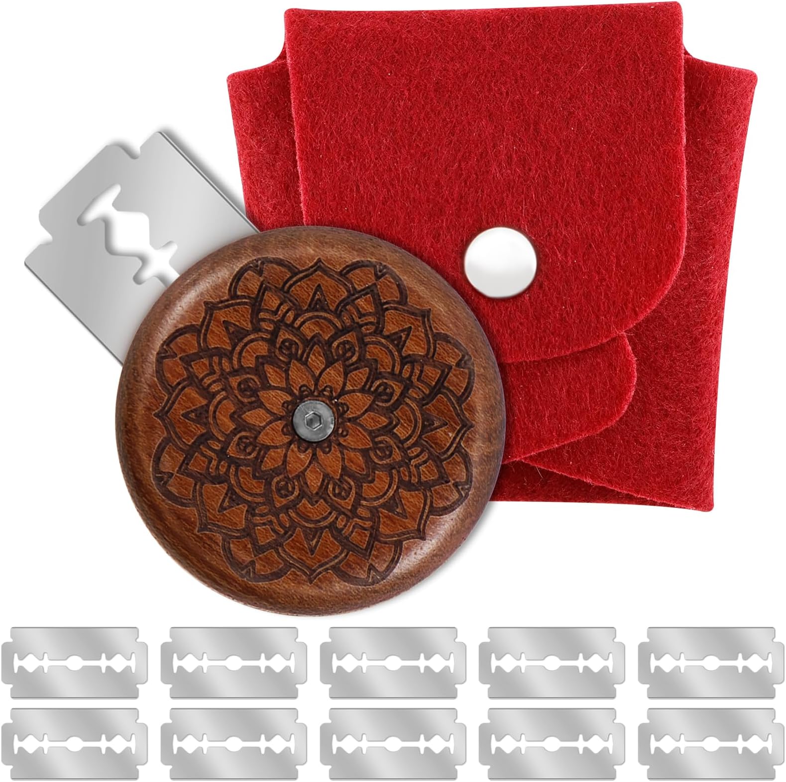 KNVIUE Premium Bread Lame Dough Scoring Slashing Tool, Fancy Round ...