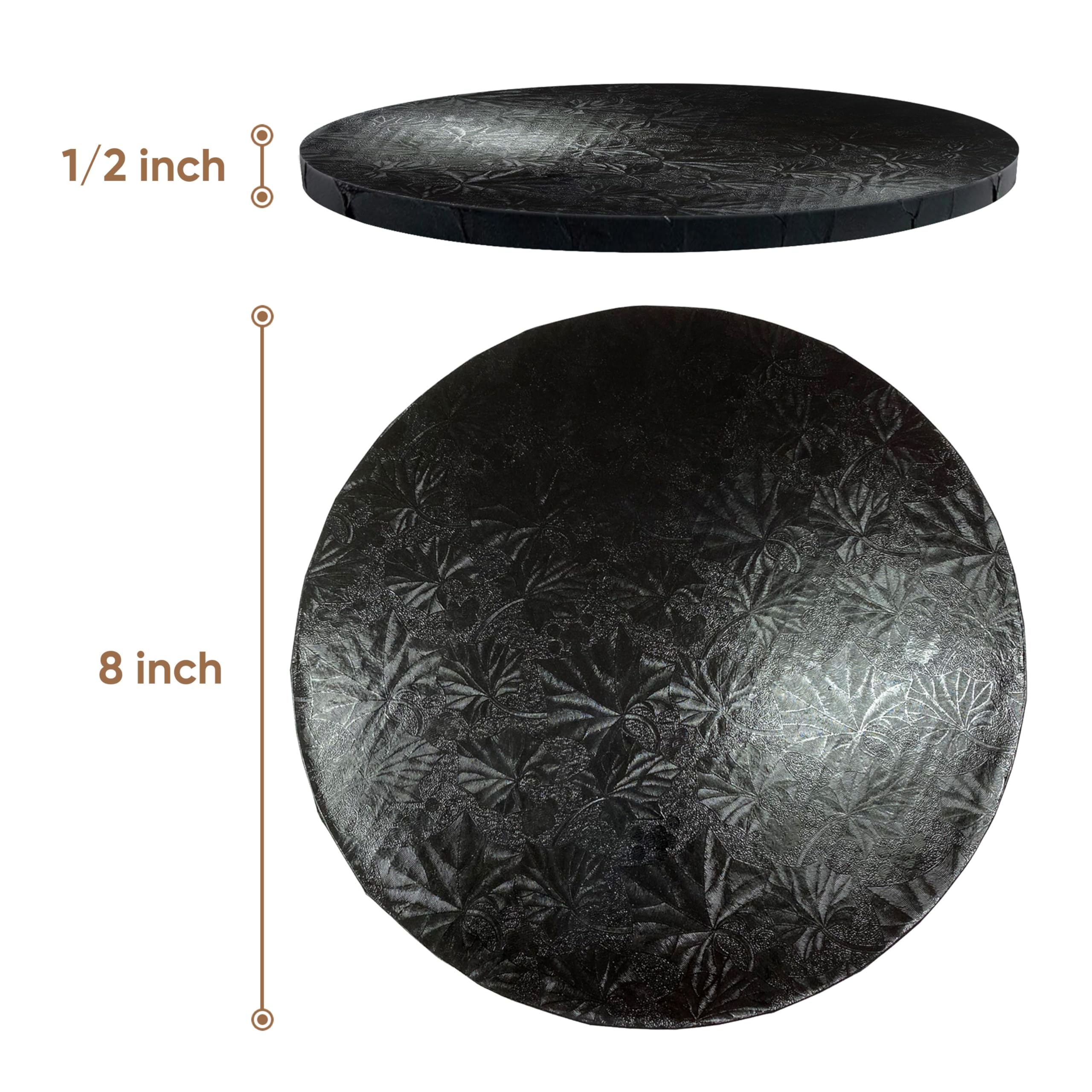 Snapklik.com : Cake Boards - Sturdy 1/2 Thick Drums - 8 Inch ...