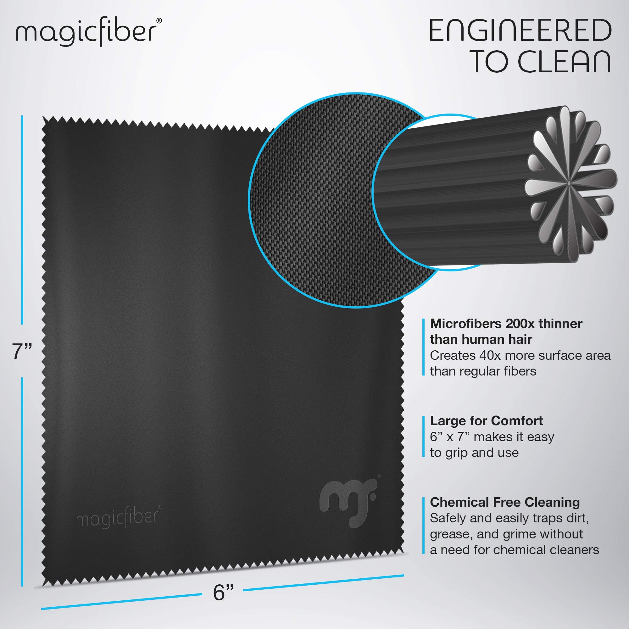 Snapklik.com : MagicFiber Microfiber Cleaning Cloths