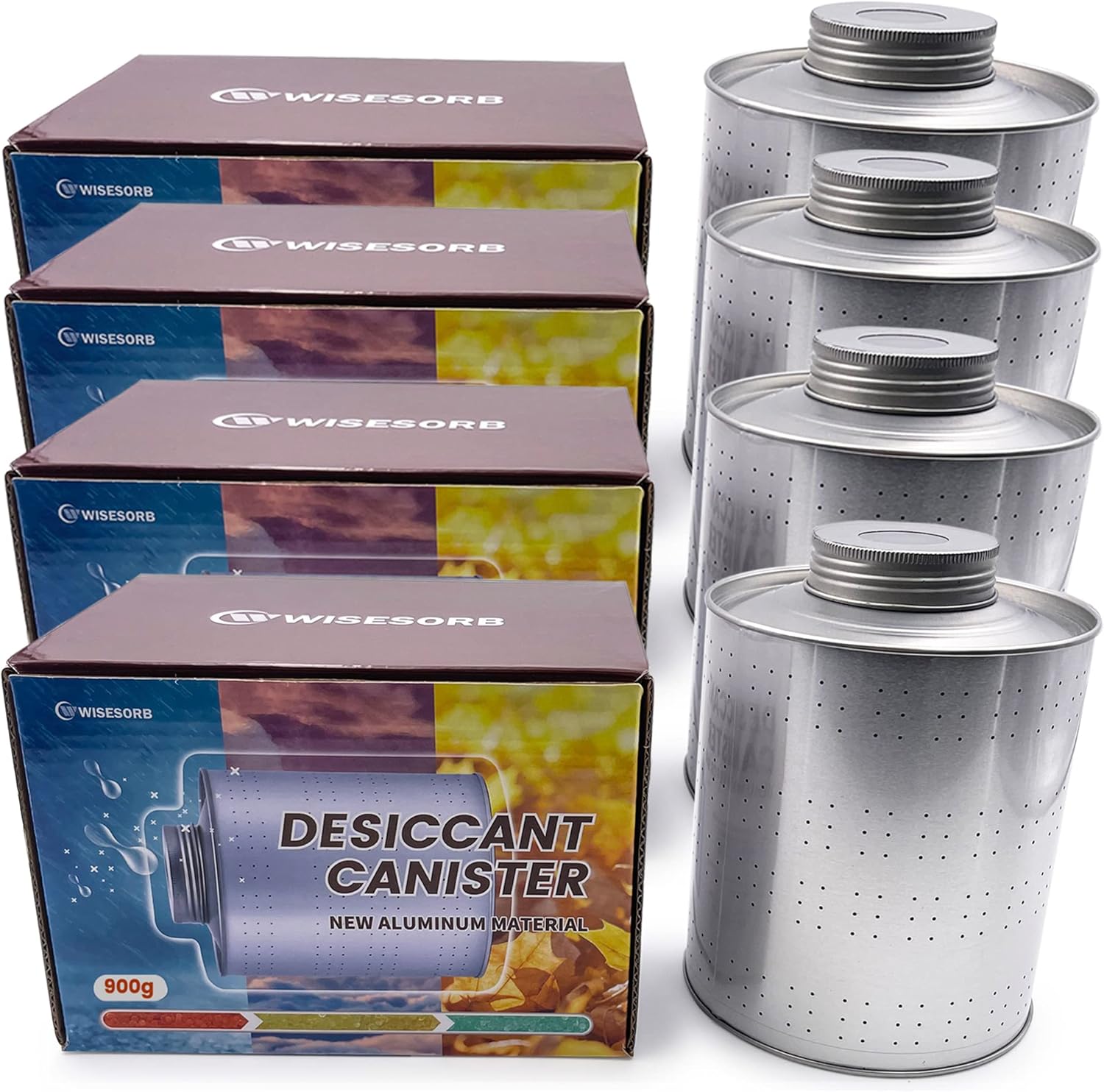 Amazon.com: Wisesorb 900 Gram 4 Pack Dehumidifiers for Home ...