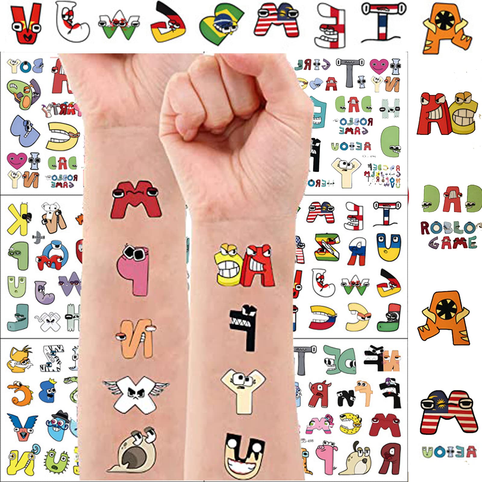 Abc Building Blocks Tattoo