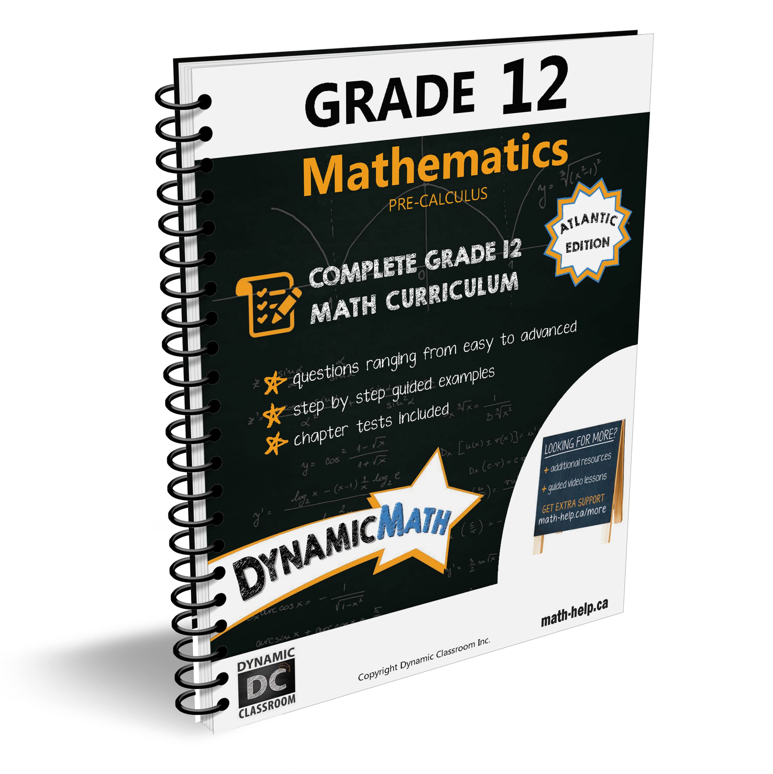Dynamic Math Workbook - Complete Grade 12 Mathematics Curriculum (AB ...