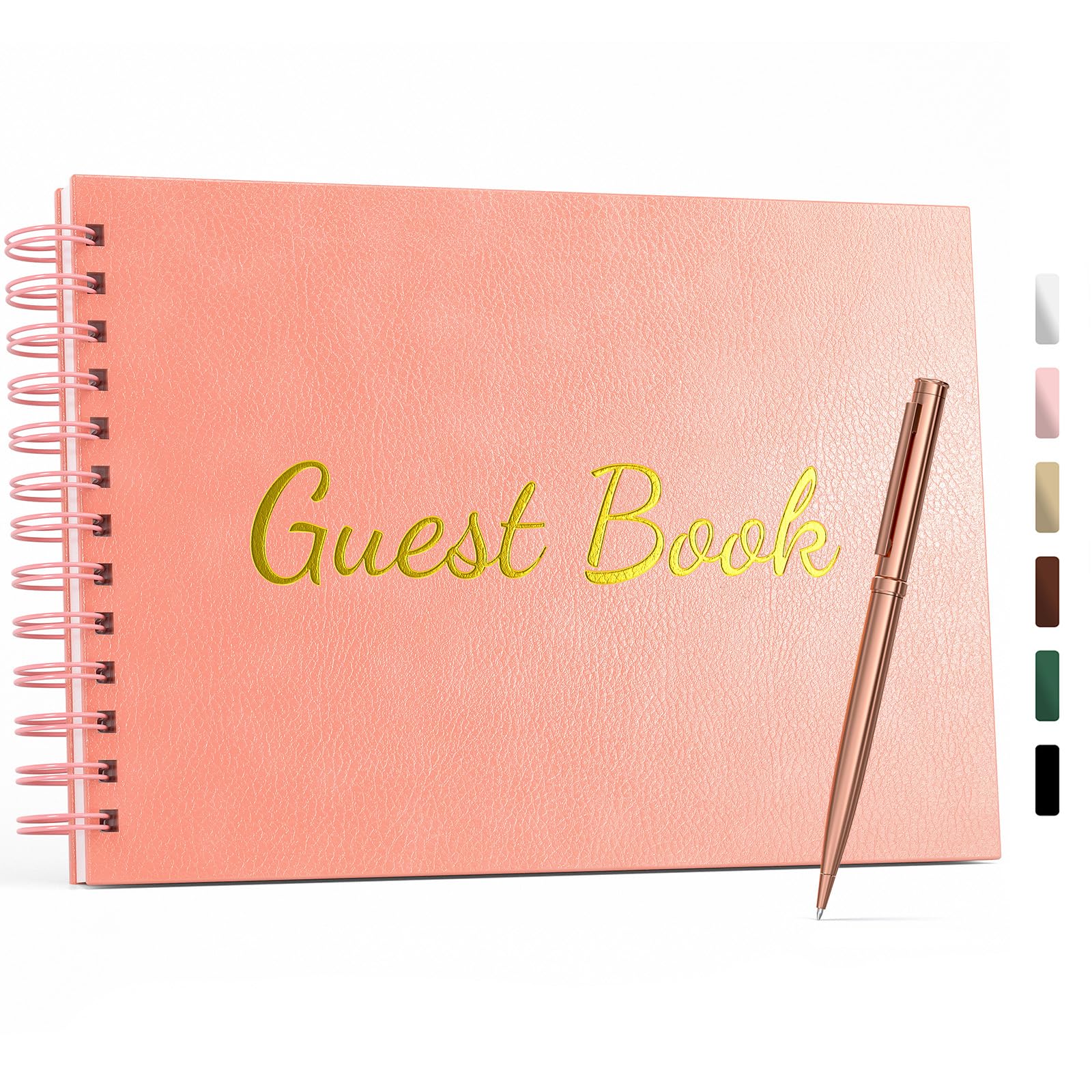 Snapklik.com : WEMATE Wedding Guest Book,Leather Wedding Receptions ...