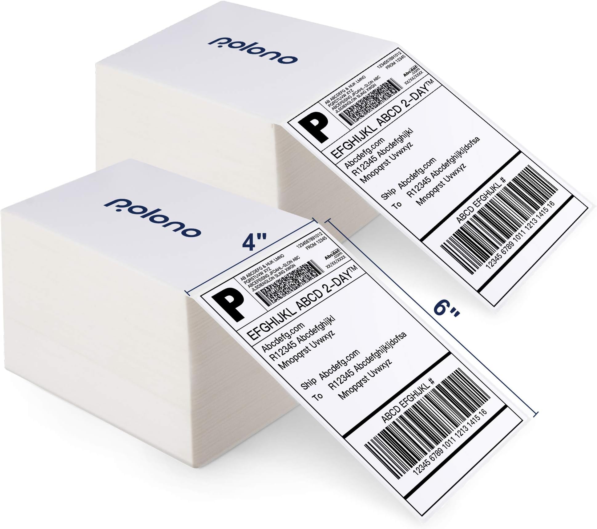 Amazon.com : Jiose Thermal Shipping Label Printer Refill Label - 500pcs ...