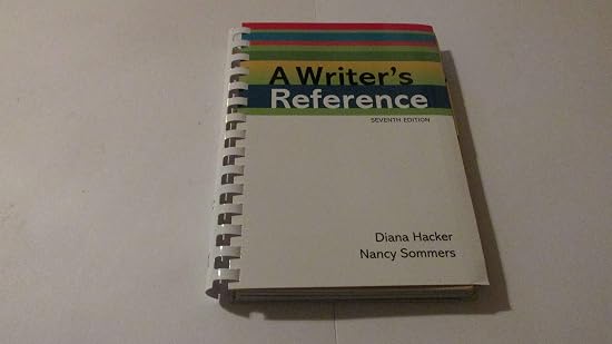 Amazon.com: A Writer's Reference: 9780312601430: Hacker, Diana, Sommers ...