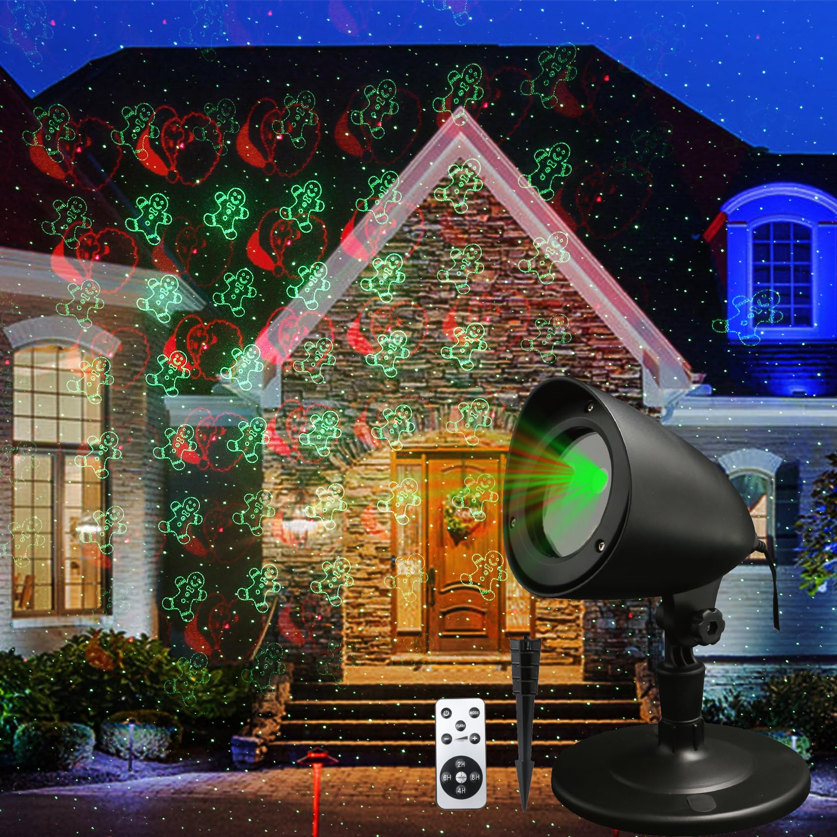 Amazon.com: Christmas Laser Projector Lights Outdoor,Led Holiday ...