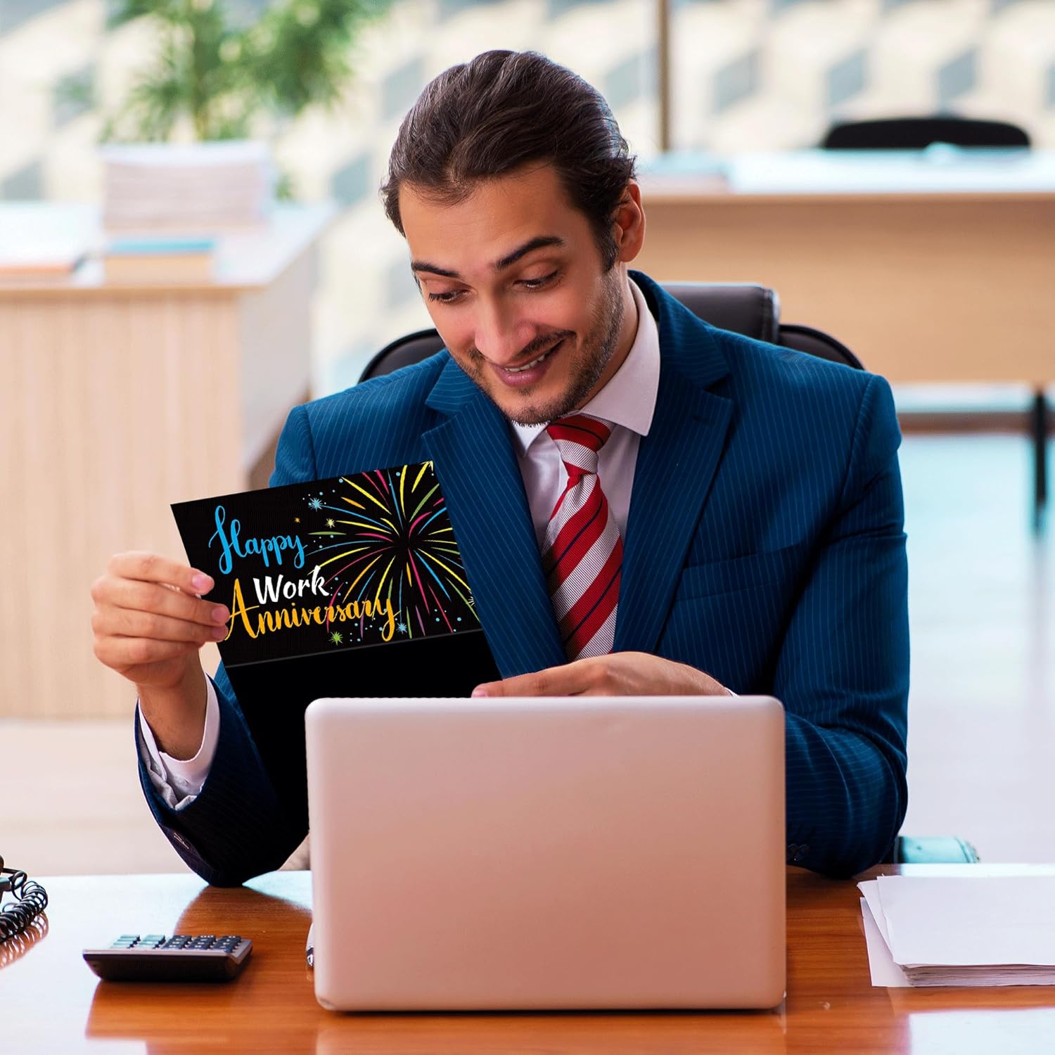 ZOIIWA 72 Sets Happy Work Anniversary Cards Appreciation Cards 6 Design ...