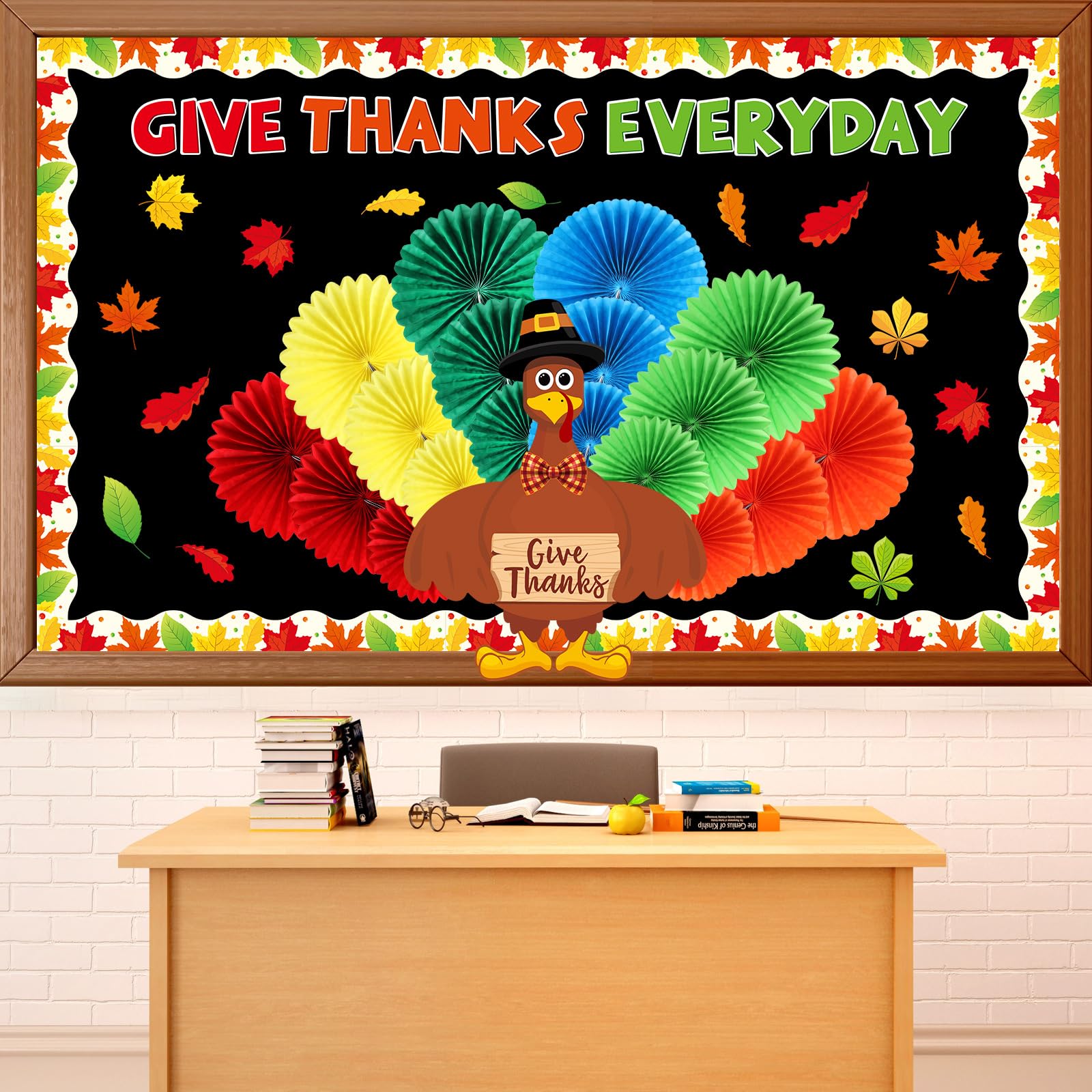 Snapklik.com : Thanksgiving Turkey Bulletin Board Decorations Set 3D ...