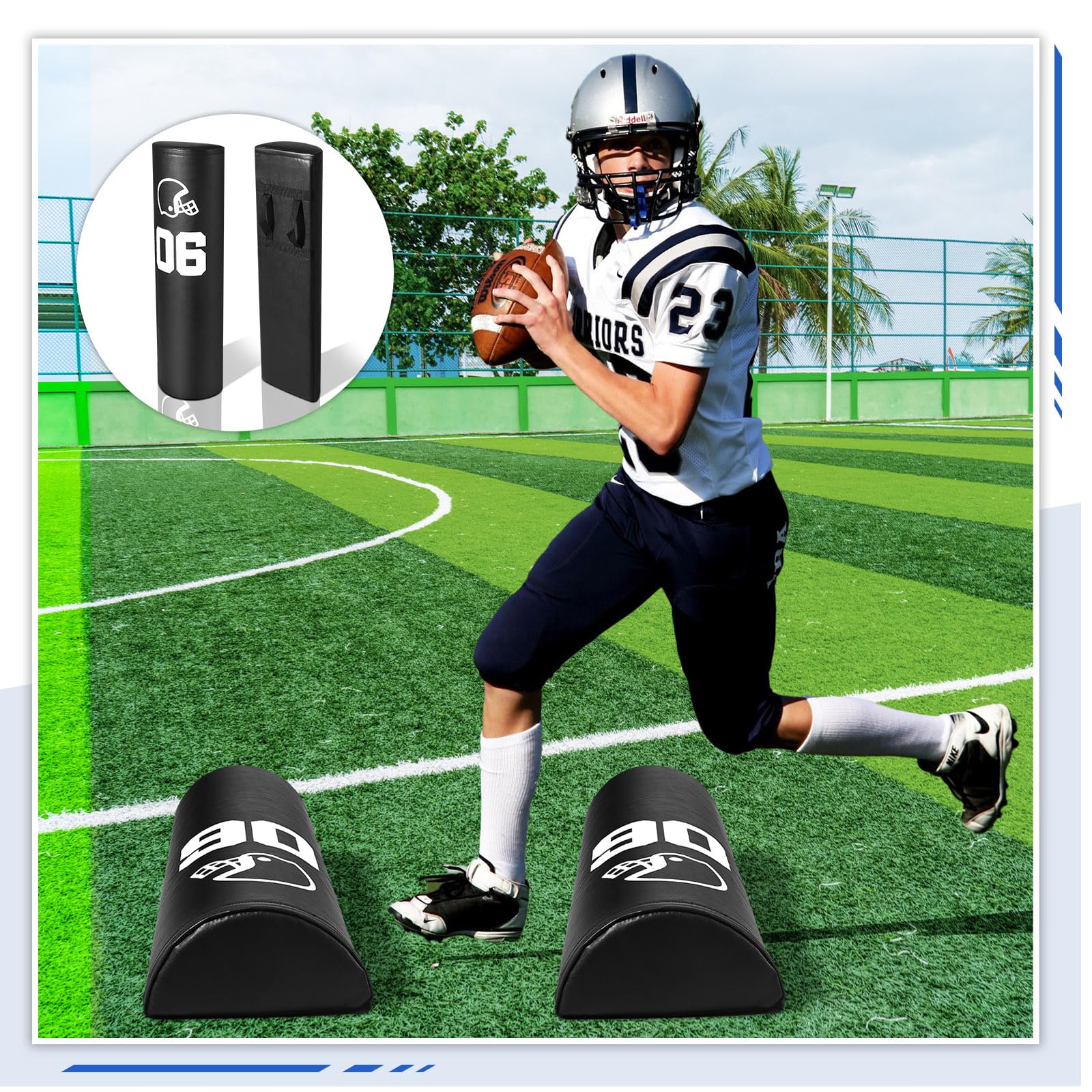 Snapklik.com : Leyndo 4 Pcs Athletic Agility Dummy Step Over Dummy