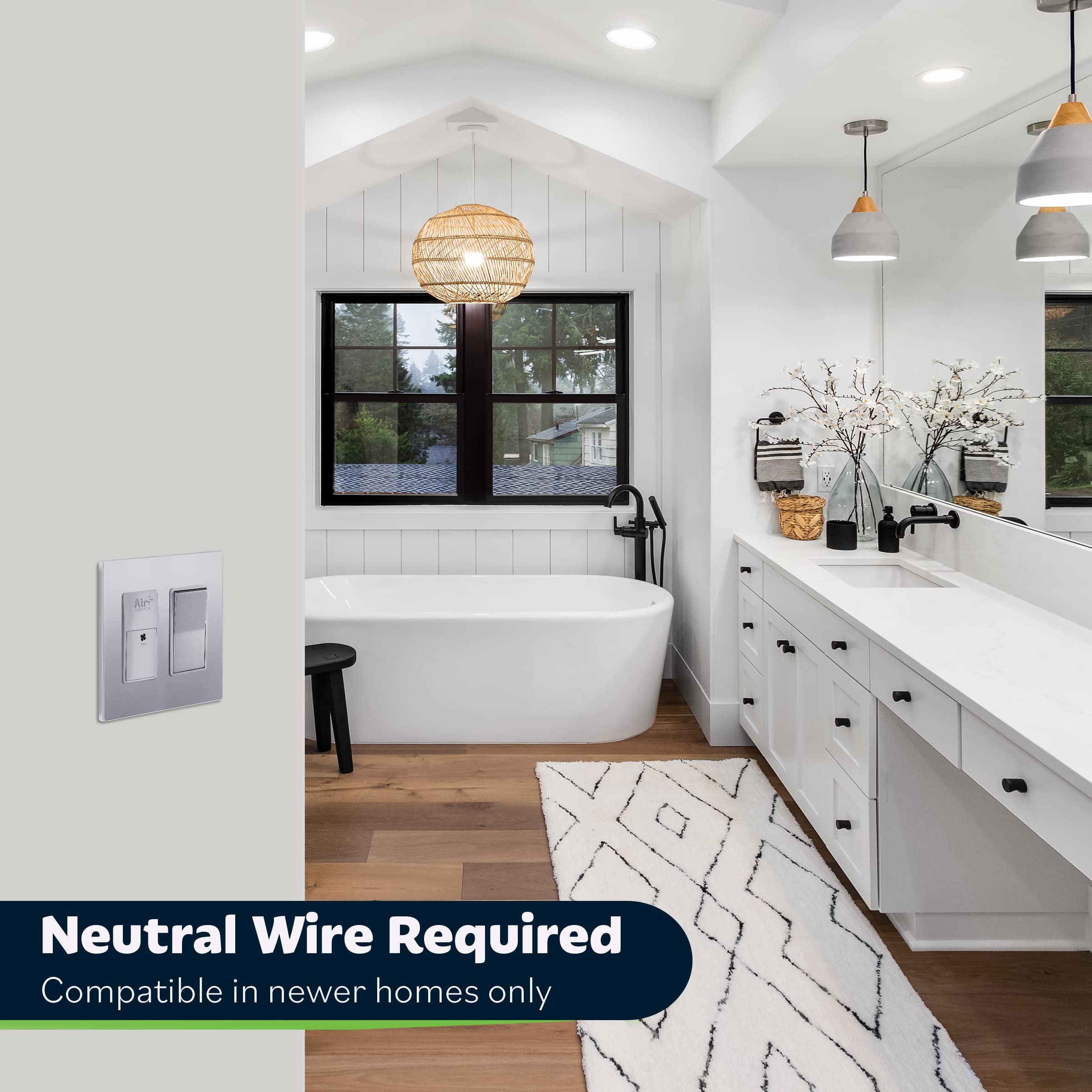 Snapklik.com : Air Circulator Timer Switch, Neutral Wire Required ...