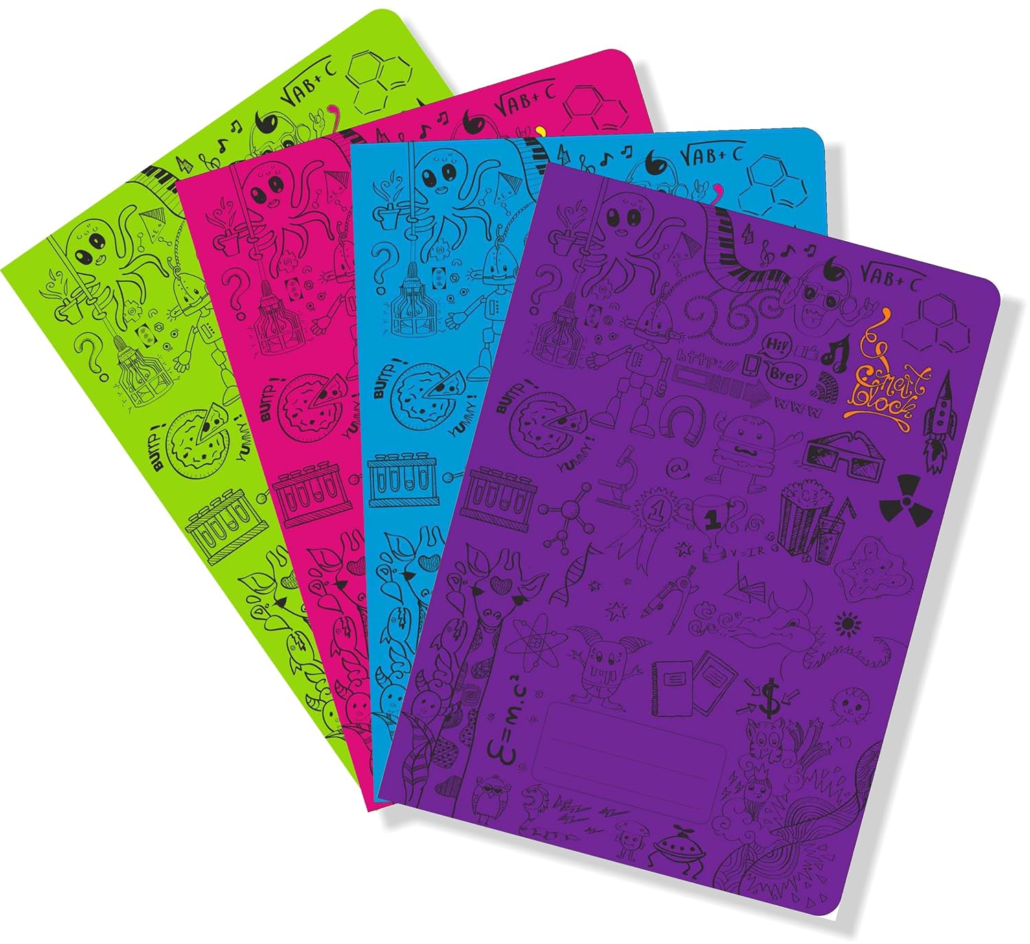 Matrikas Smart Block Flexi Notebook A4 Size 160 Pages- Pack of 4 ...