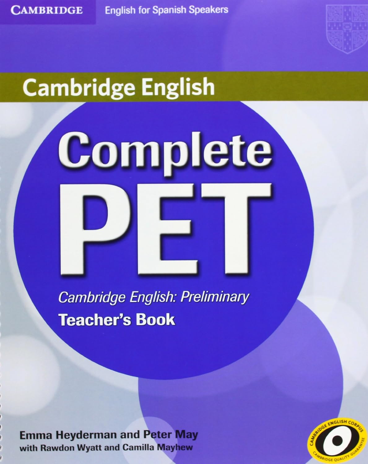 Amazon.com: Complete PET for Spanish Speakers Teacher's Book ...