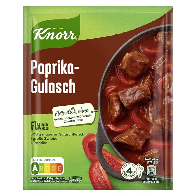 Amazon.com : Knorr Fix gulasch with bellpeppers Paprika-Gulsch Zigeuner ...