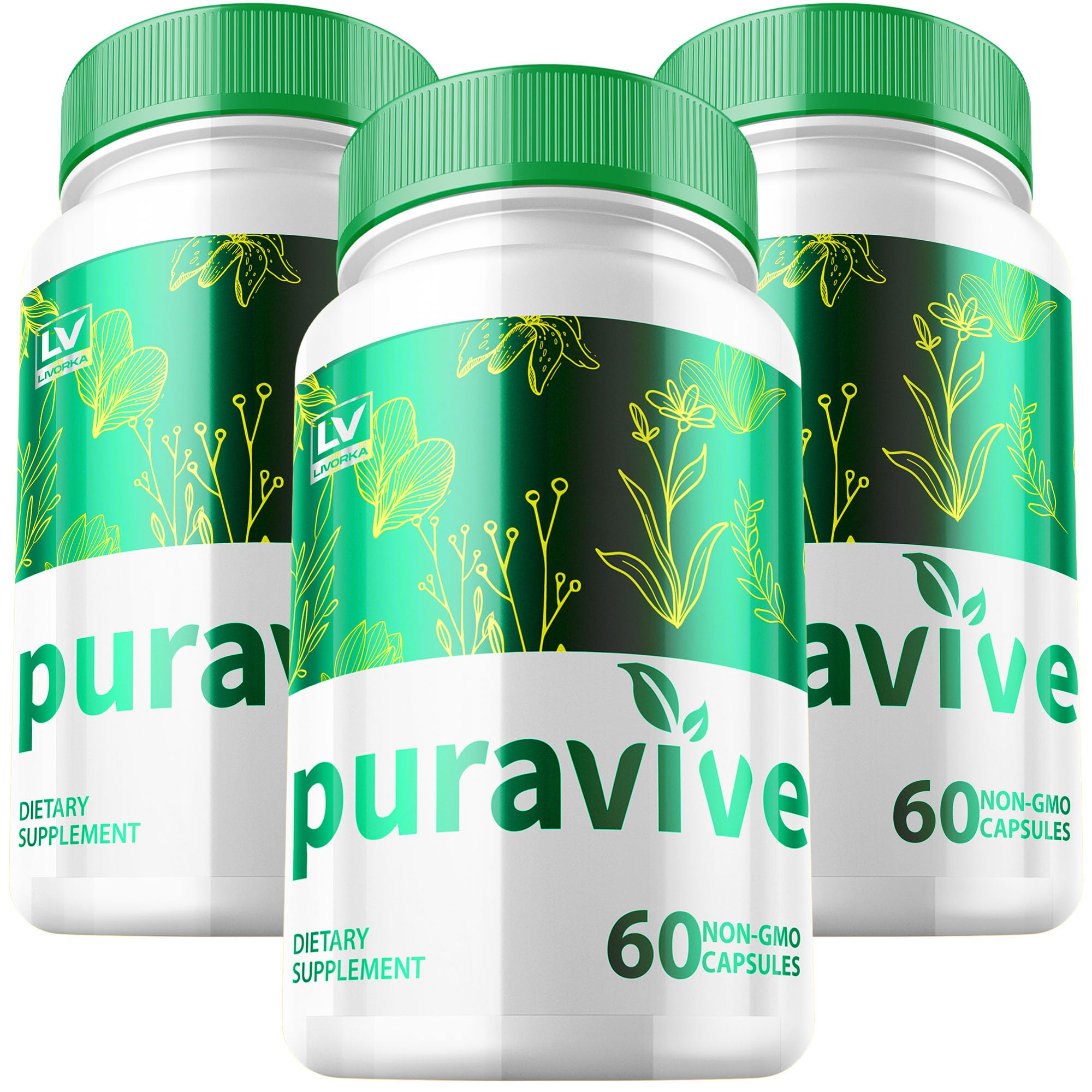 Amazon.com: 3 Pack - Puravive - Puravive Capsules, Puravive Pills ...