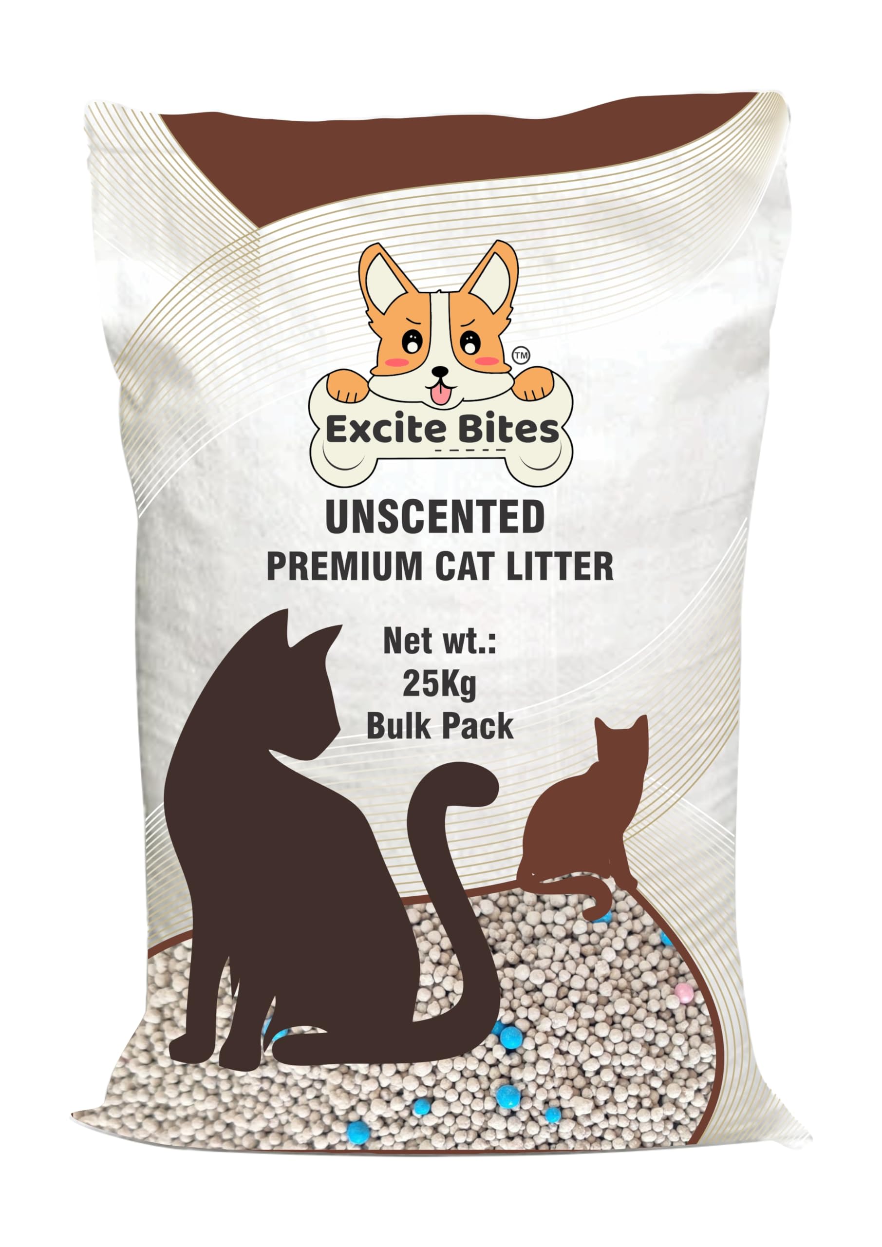 Buy Excite Bites Ball Shape Bentonite Clumping Litter Sand for Cat ...