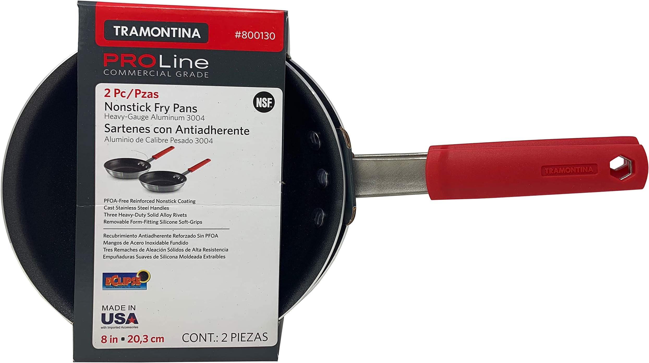 Amazon.com: Tramontina Pro Line Commercial Grade Nonstick Fry Pans - 2 ...