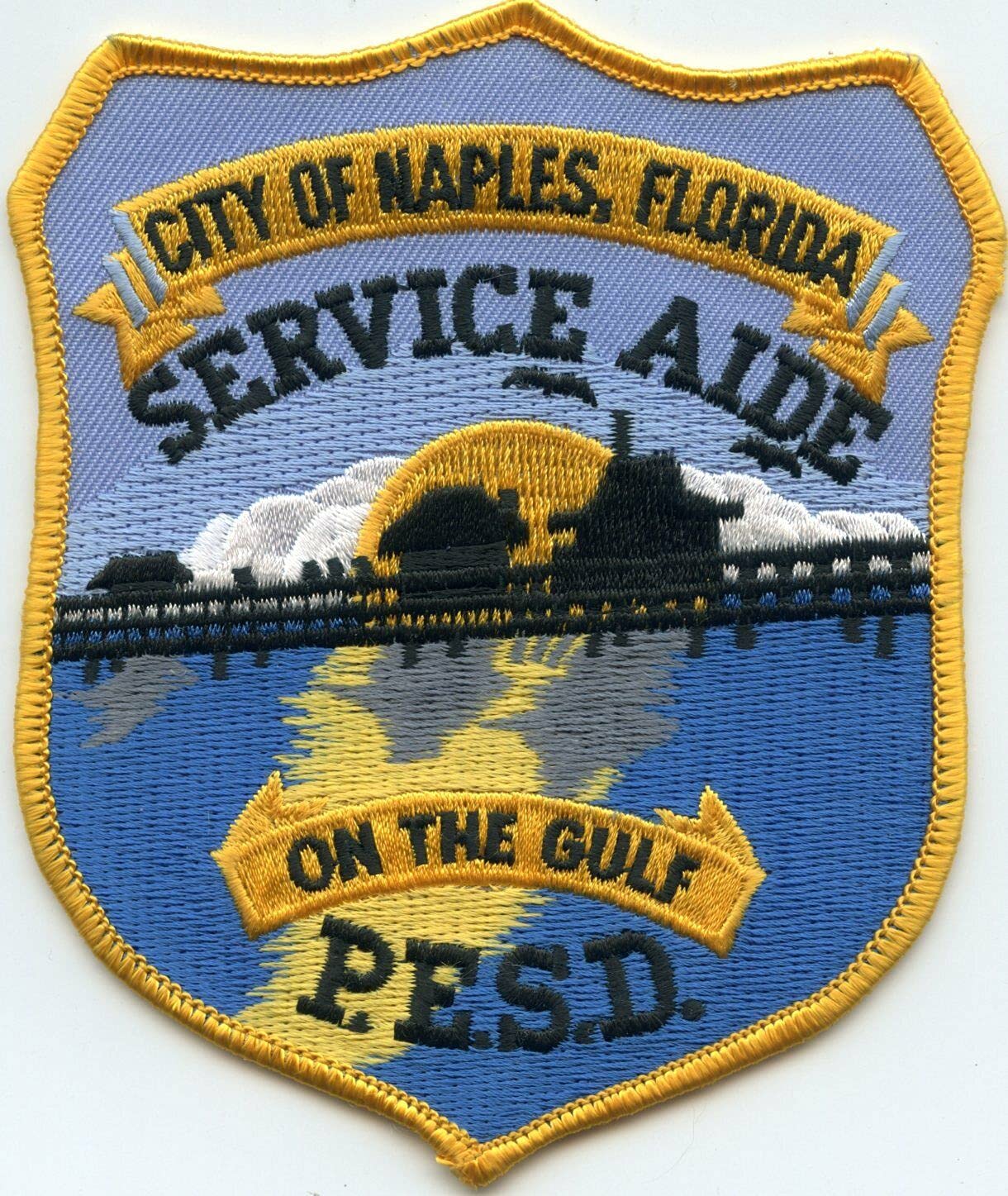 Embroidered Florida Police Badge