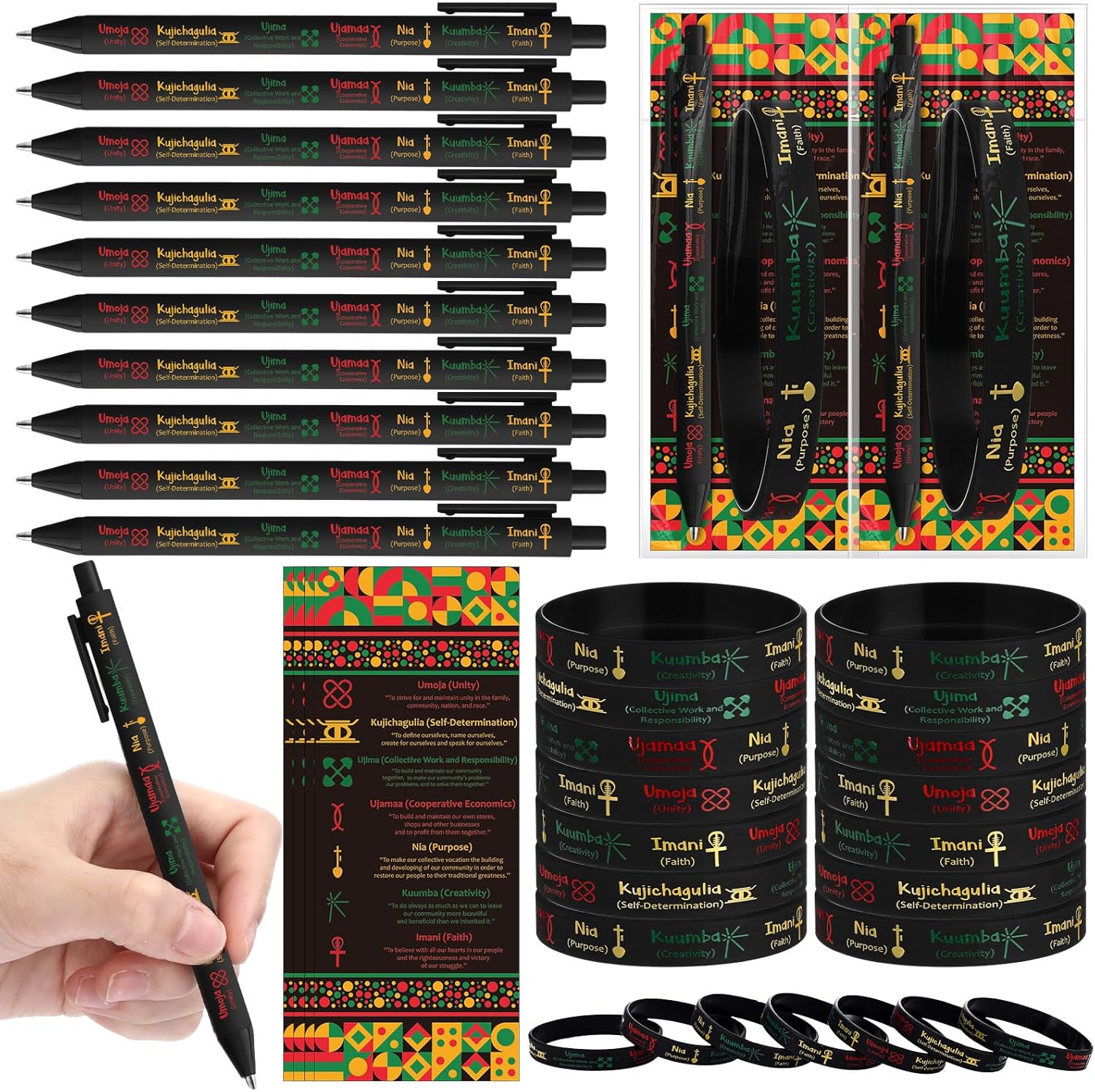 Amazon.com : Tenceur 20 Sets Black History Month Gifts Bulk Ballpoint ...