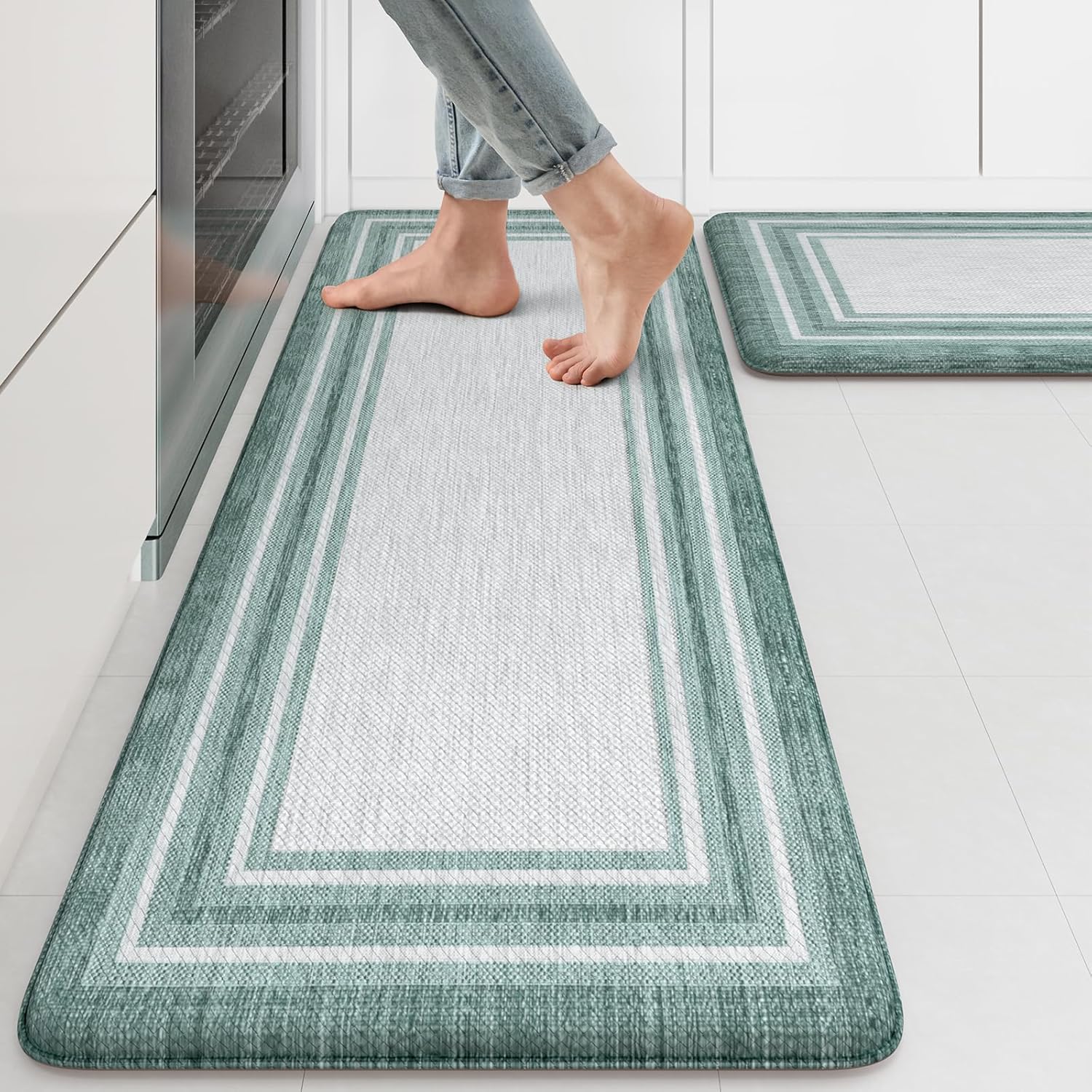 Amazon.com: KIMODE Anti Fatigue Kitchen Mats,Farmhouse Kitchen Rugs Non ...