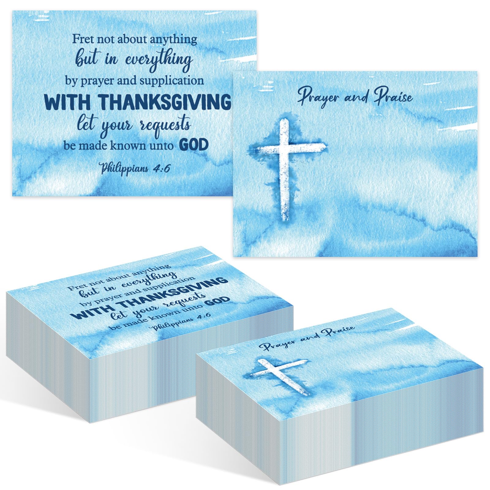 Amazon.com : Moinchore 200 Pcs Prayer Request Cards 3x4 Inch ...