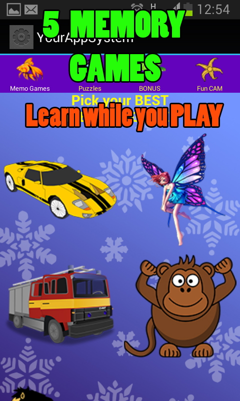 Fun Memory Games for Toddlers - App on Amazon Appstore