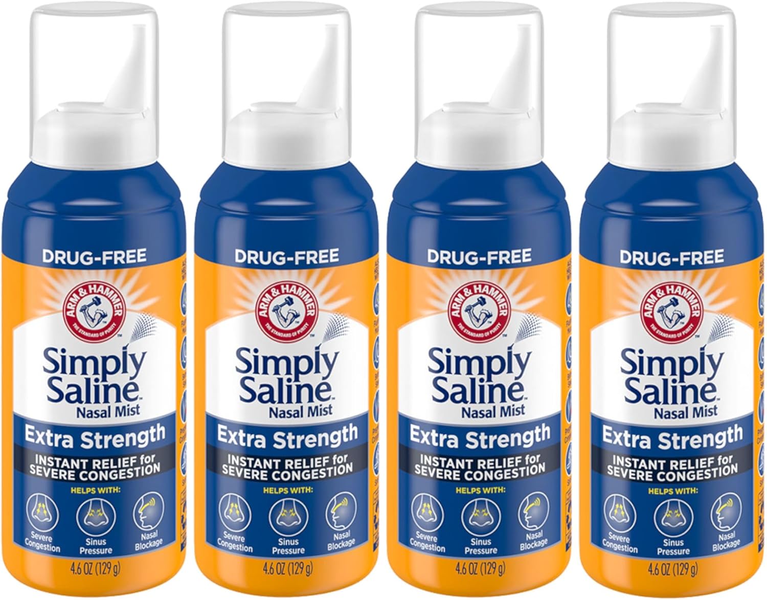 Amazon.com: Simply Saline Nasal Mist Extra Strength Severe Congestion 4 ...