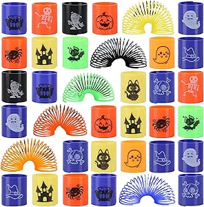 Amazon.com: CCINEE 36pcs Halloween Coil Springs，Assorted Magic ...
