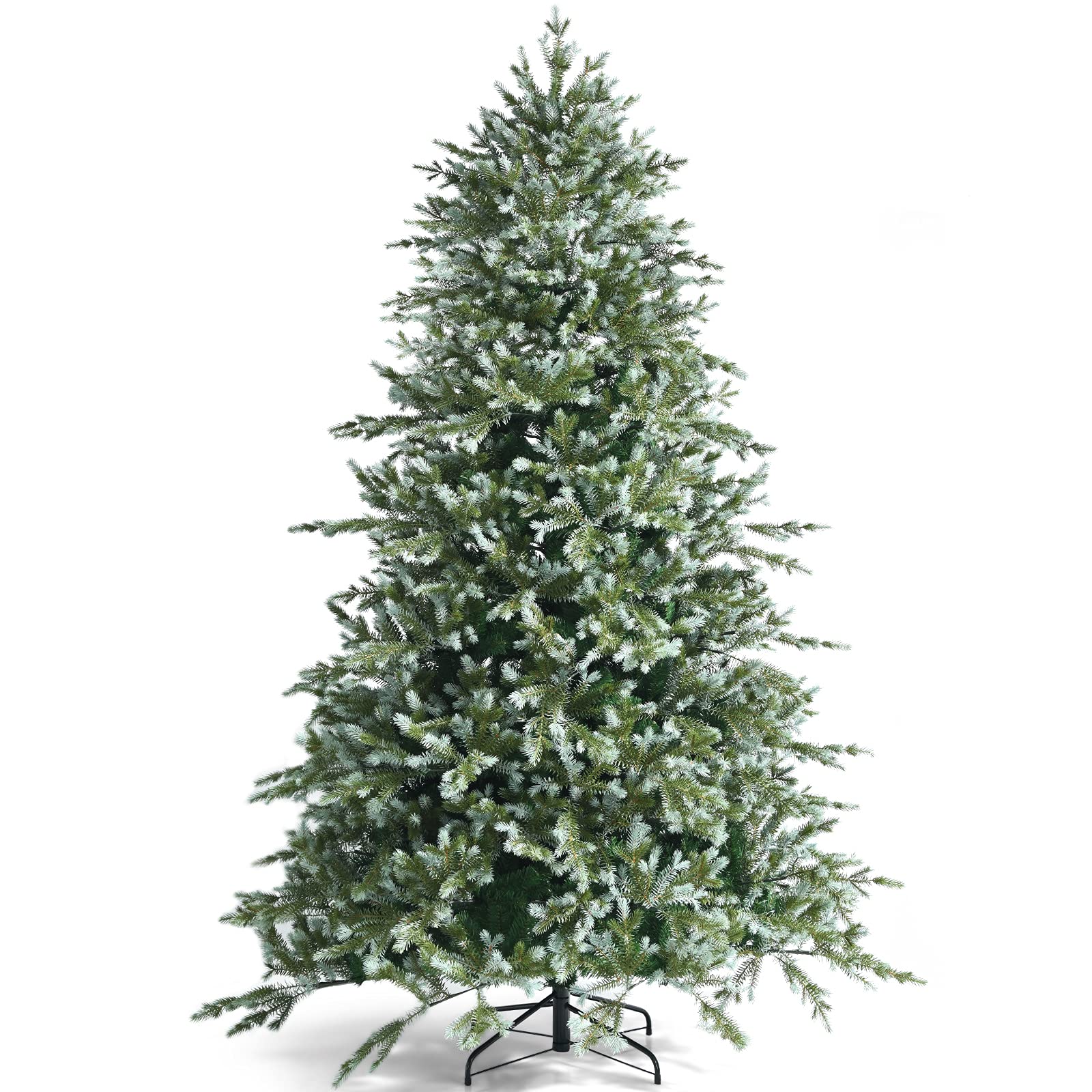 Amazon.com: Goplus 8ft Artificial Christmas Tree, Feel Real Unlit ...