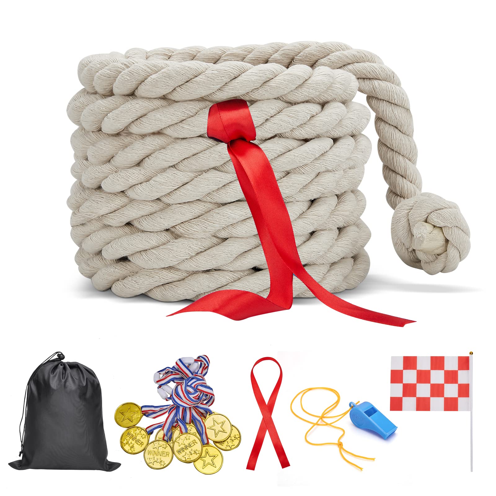 Amazon.com: Tug of War Rope for Kids and Adults,Outdoor Games Field Day ...