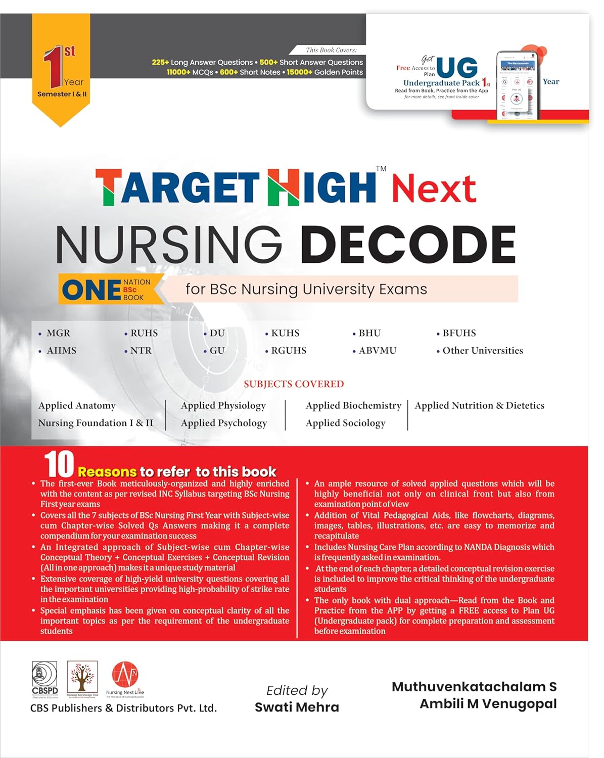 Buy Old Edition - TARGET HIGH NEXT Nursing Decode First Year (PB- 2024 ...