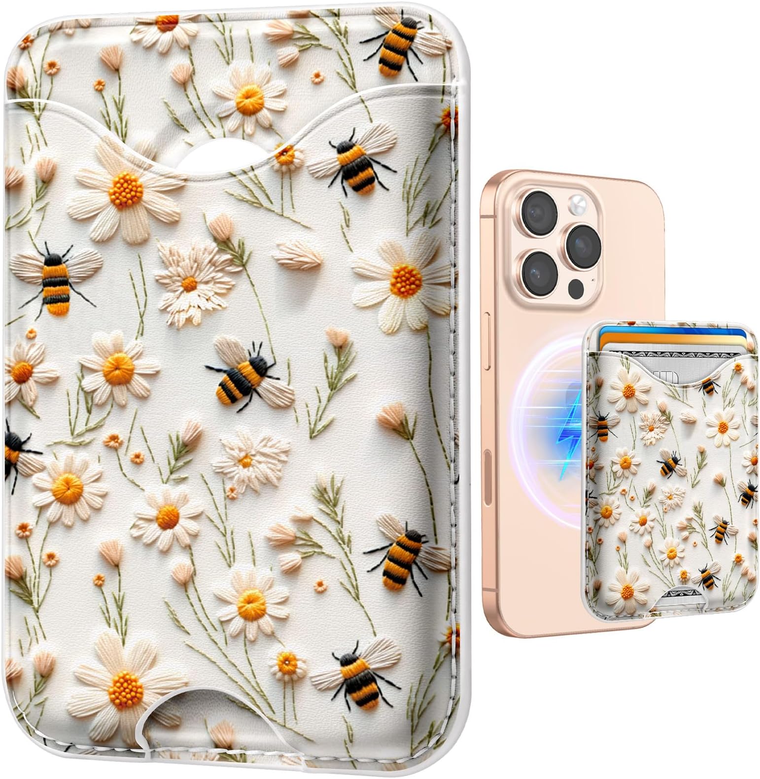 Amazon.com: TrsmVise for MagSafe Wallet,Magnetic Wallet for iPhone 12 ...