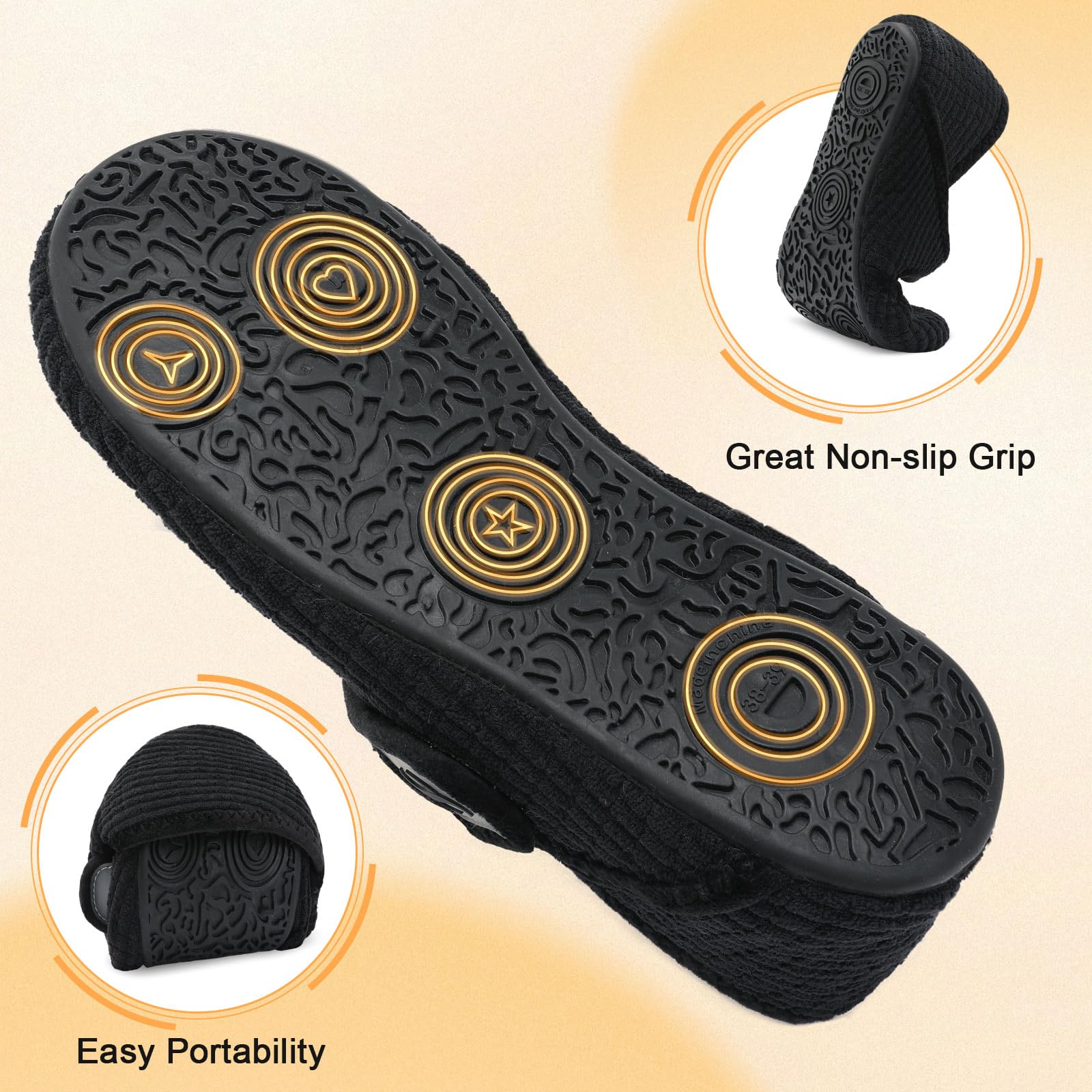 Snapklik.com : Hard Bottom Rubber Slippers For Women Barefoot House ...