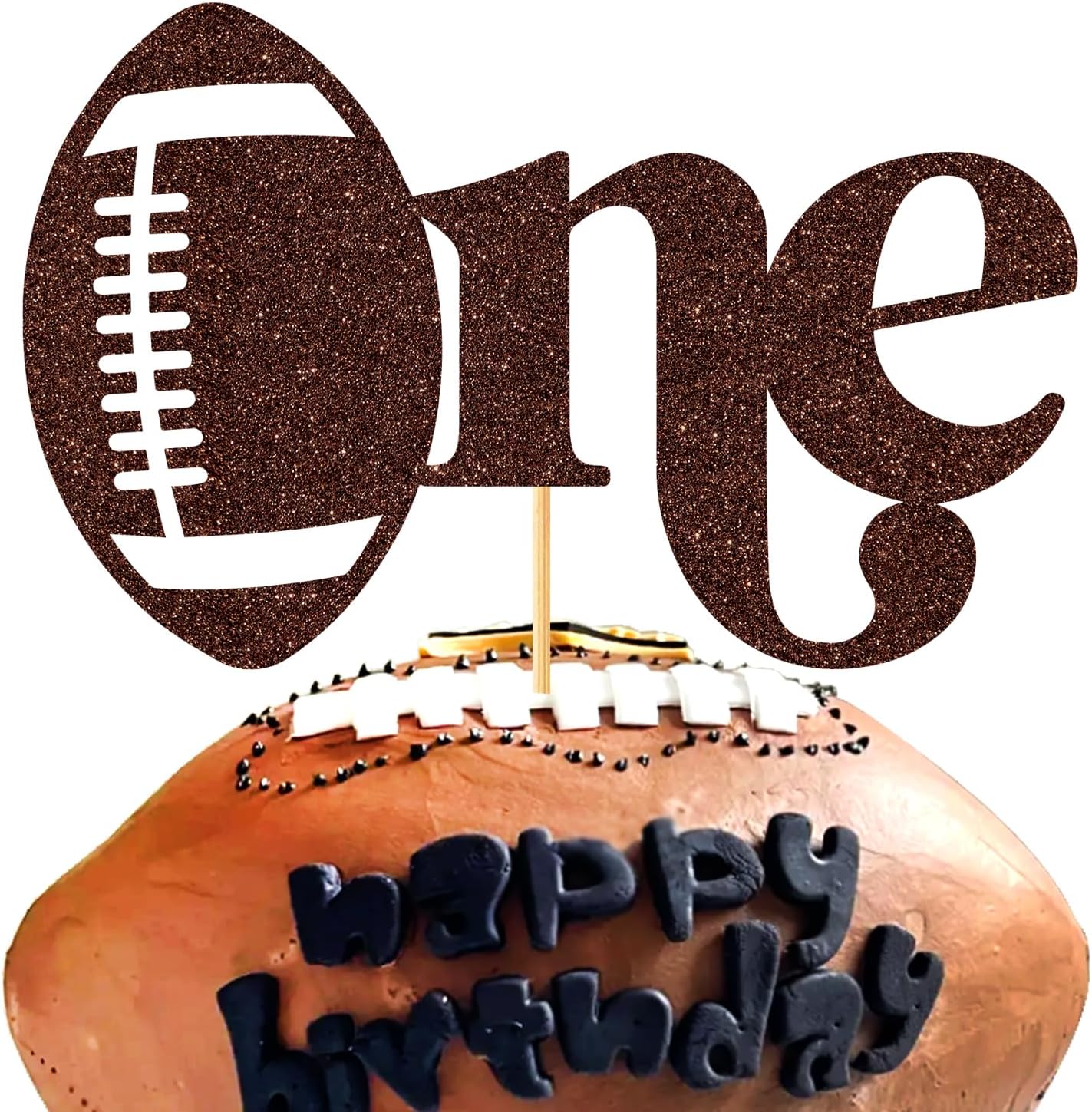 Baseball One Cake Topper- Happy 1st Birthday Baseball One Cake Topper ...