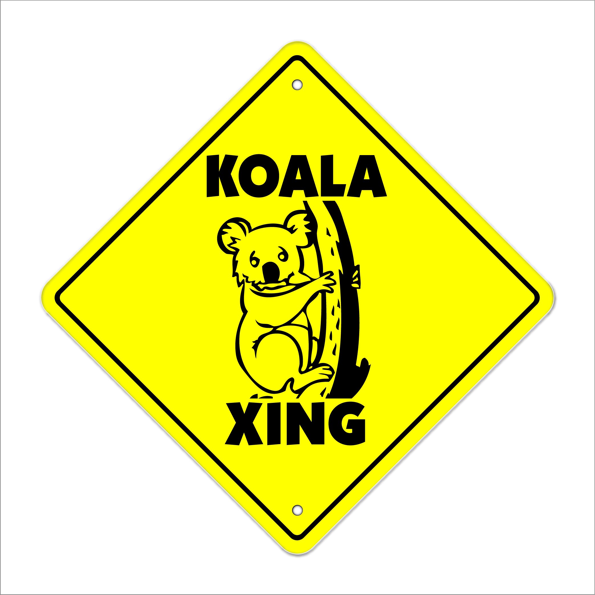 Amazon.com: Koala Crossing Sign Zone Xing | Indoor/Outdoor | 12" Tall ...
