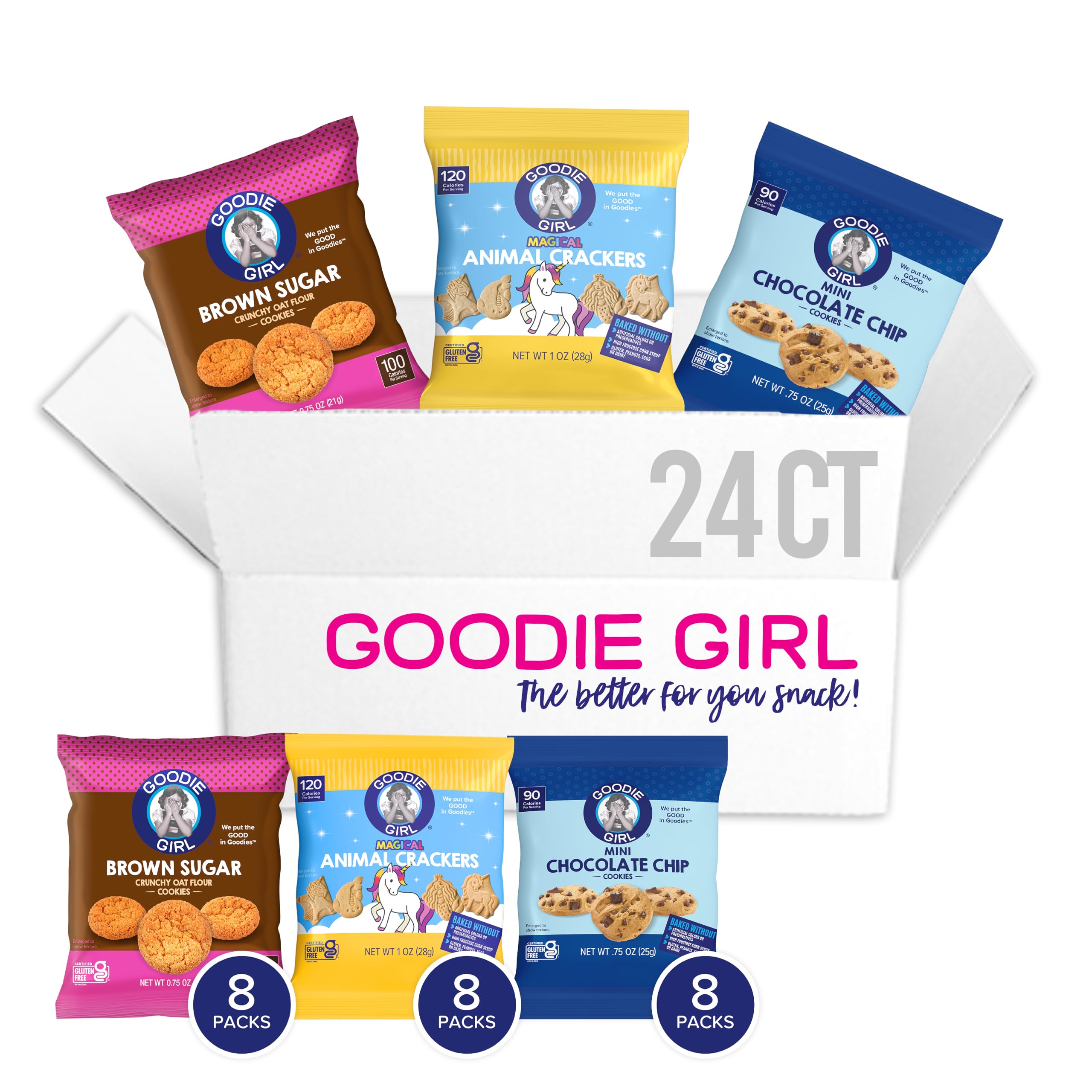 Amazon.com: Goodie Girl Snack Pack Variety Pack, Magical Animal ...