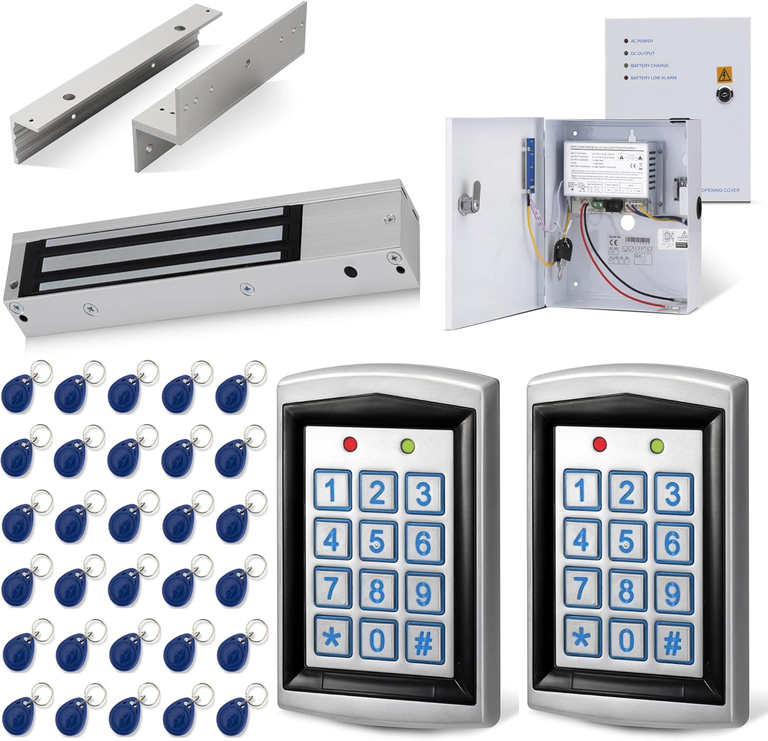 SecureMyDoor Full Single Door Entry Access Control Kit Security System ...